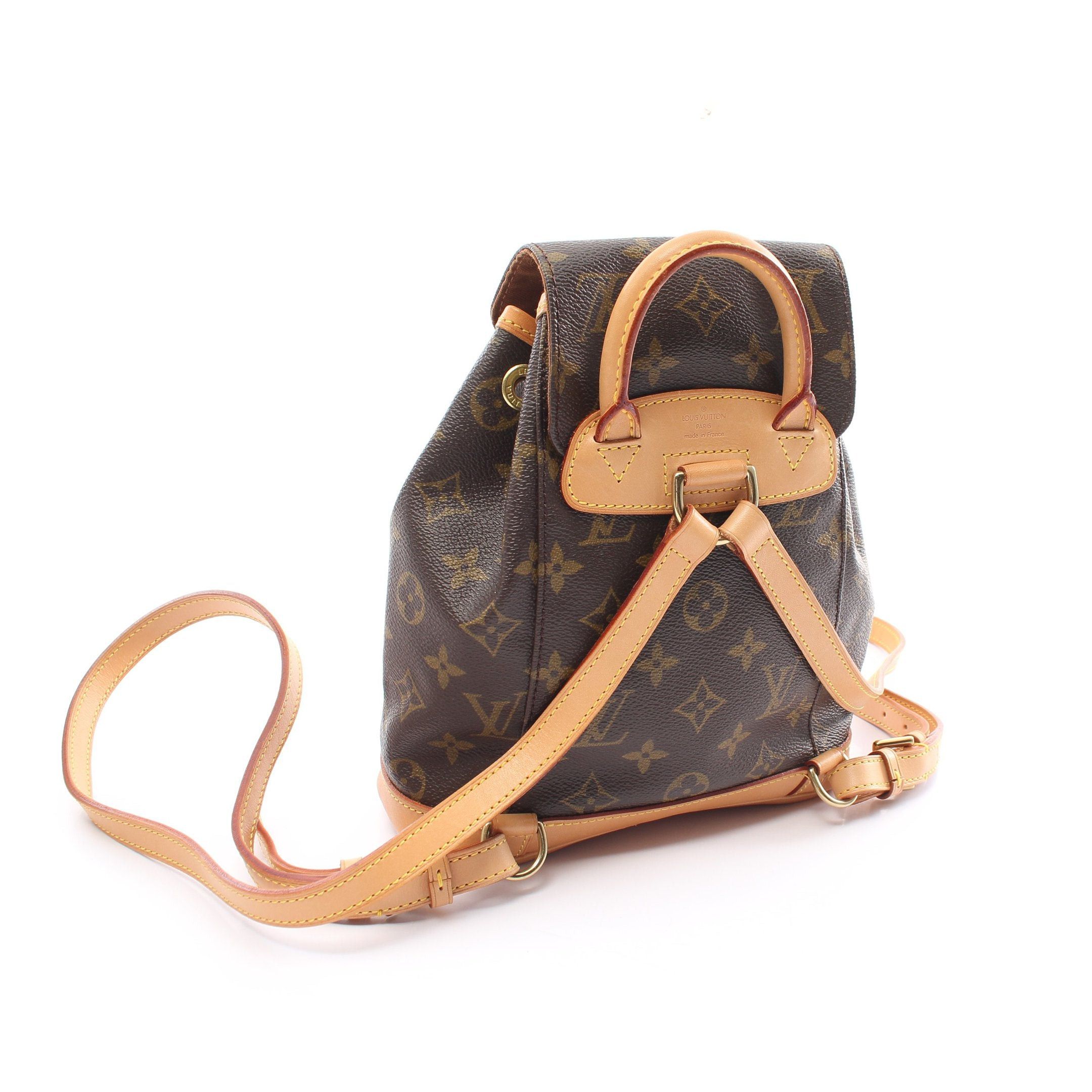 Louis Vuitton Mini Monster Monogram Backpack Rucksack PVC Leather Brown ...