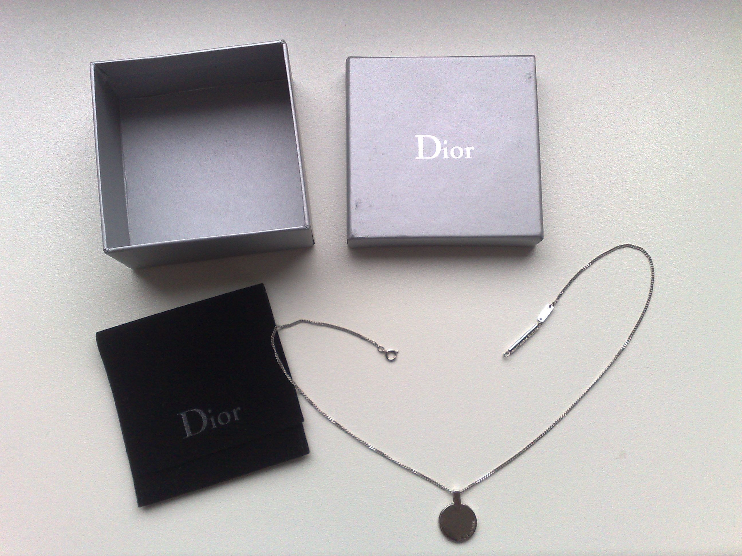 Dior SS06 Dior Homme Hedi Slimane Silver Cross Necklace | Grailed