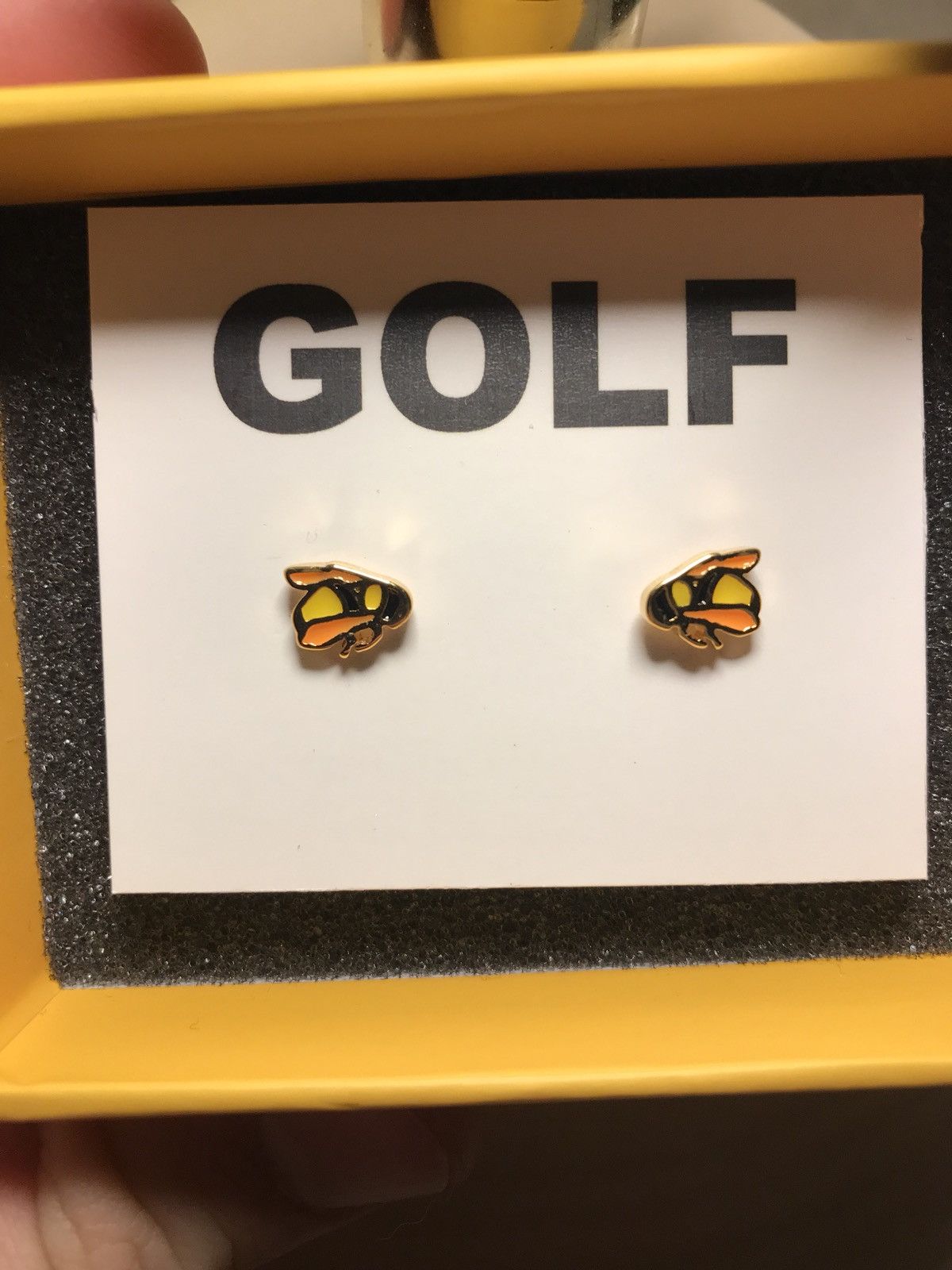 Golf Wang × Tyler The Creator 14k Gold Bee Earrings | Grailed