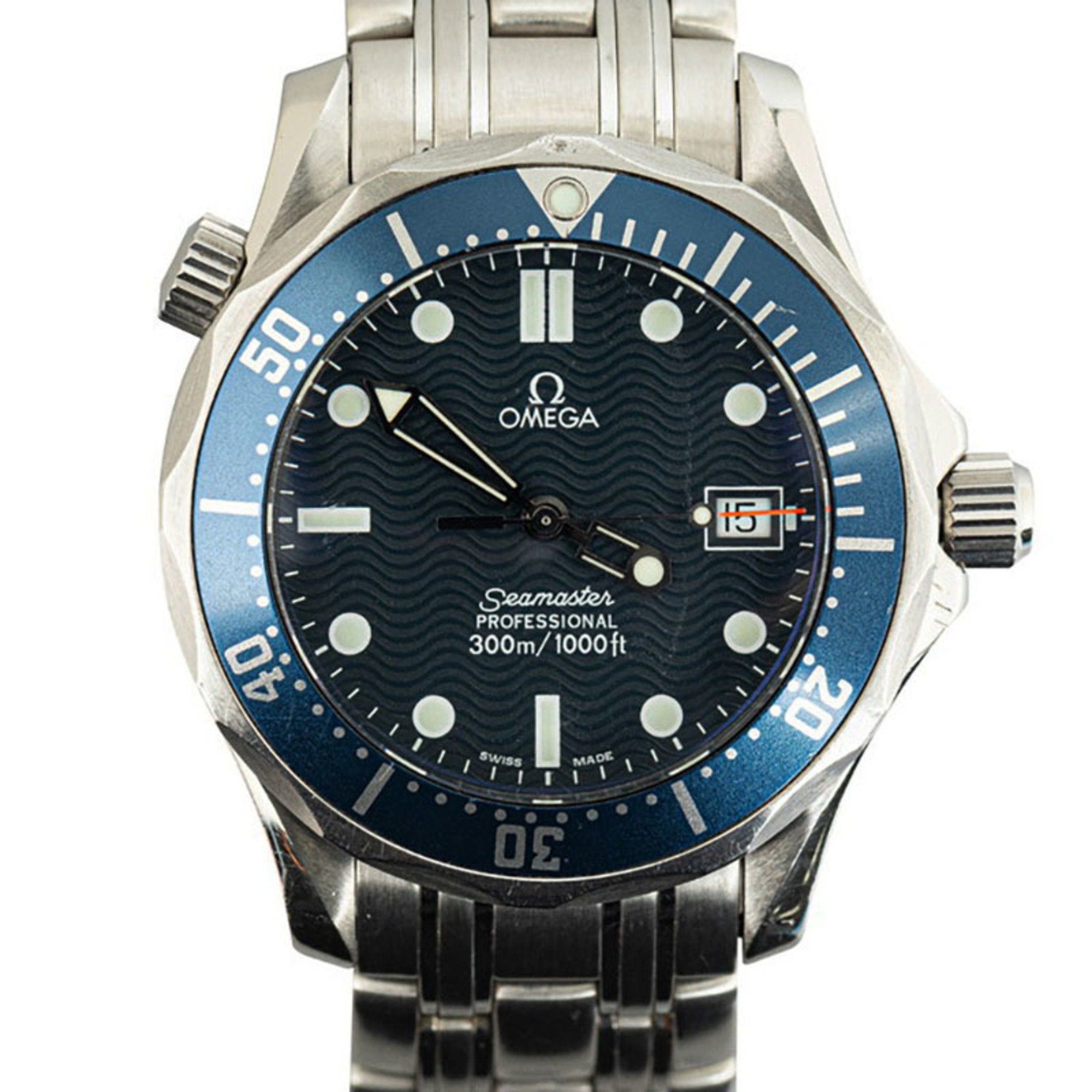 Omega OMEGA Seamaster 300 Professional Watch 2561.80 Quartz Blue Dial ...