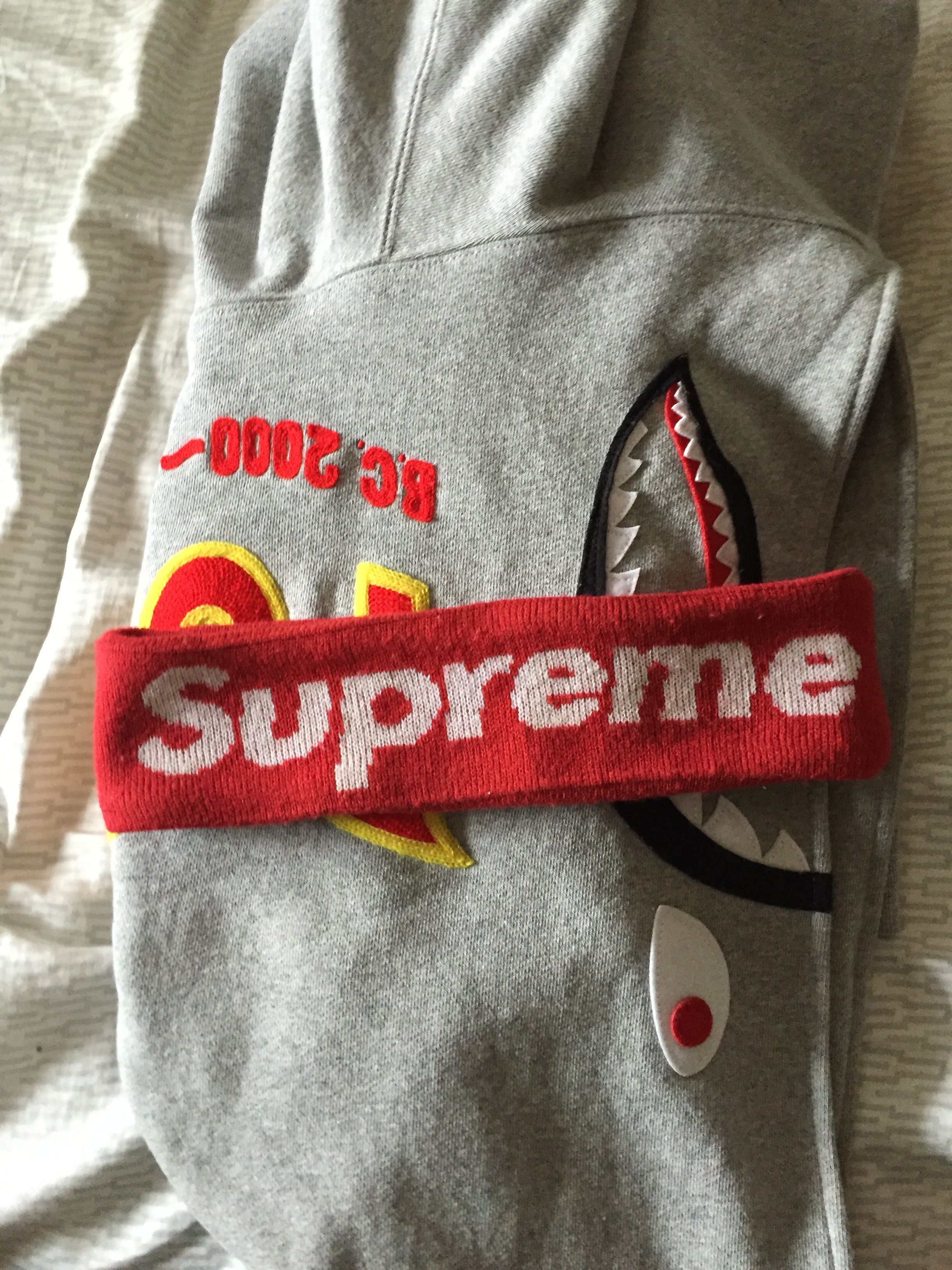 Supreme Red supreme headband | Grailed