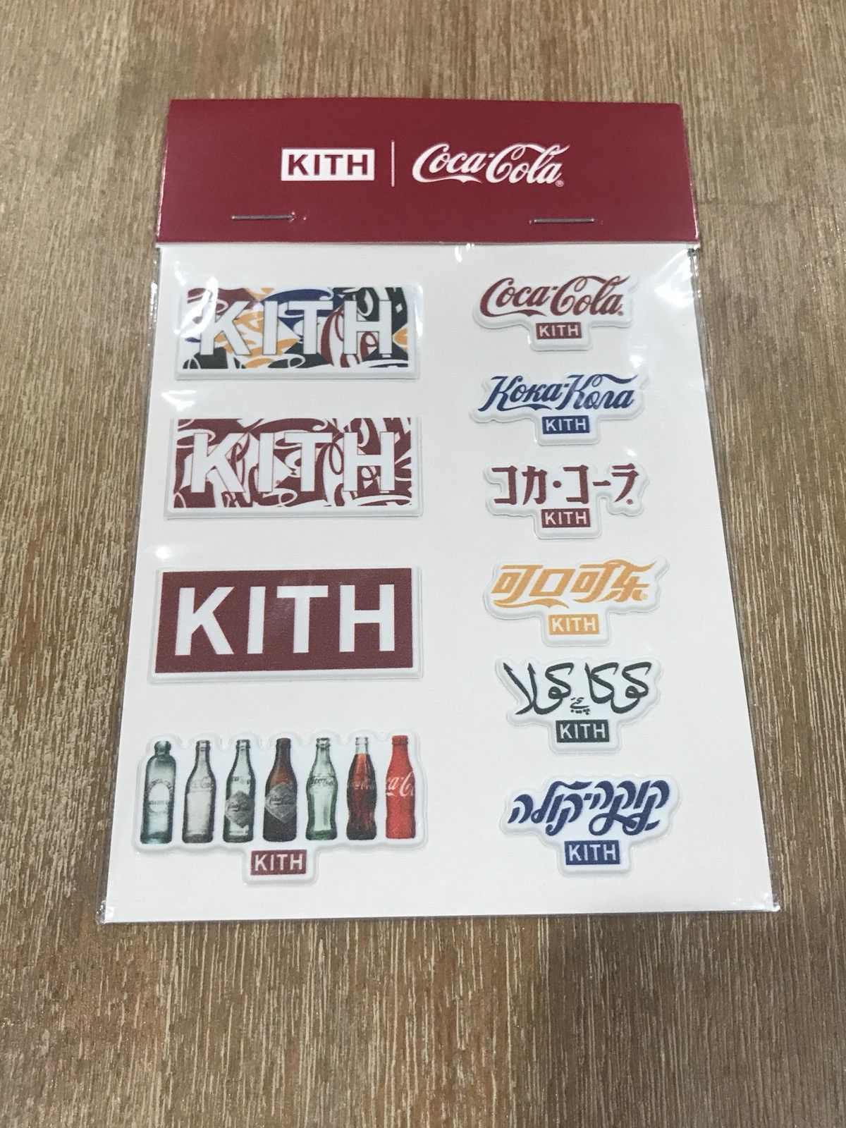 Coca Cola × Kith Kith X Coca Cola Sticker Pack | Grailed