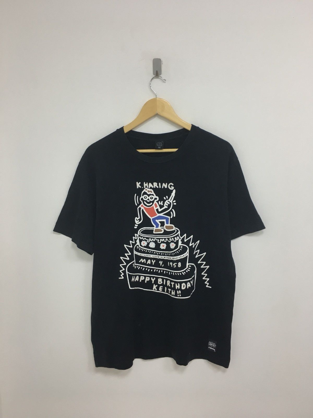 Vintage Rare Keith Haring Birthday Cake Celebration 4 May 1958 | Grailed