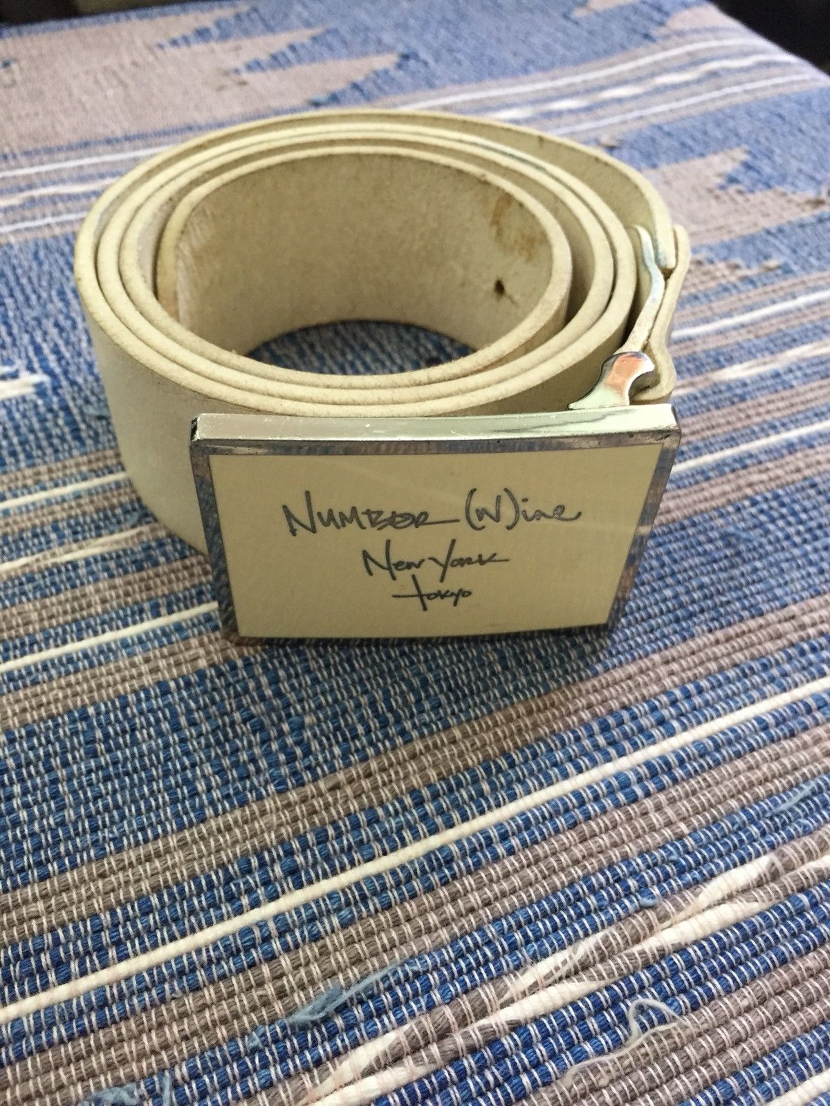 Number (N)ine number nine belts | Grailed