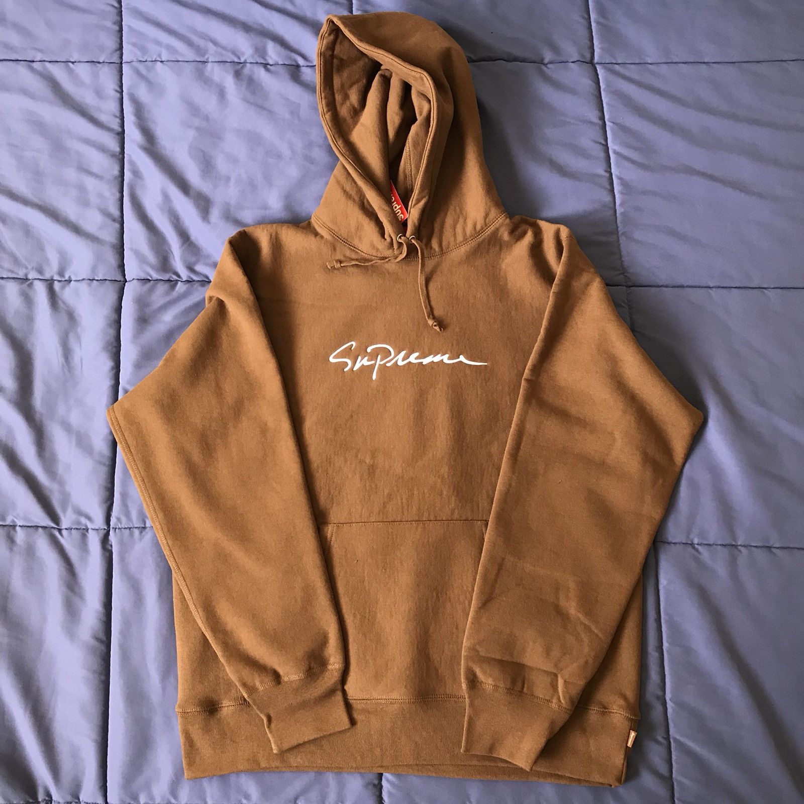 Supreme Script Hoodie | Grailed