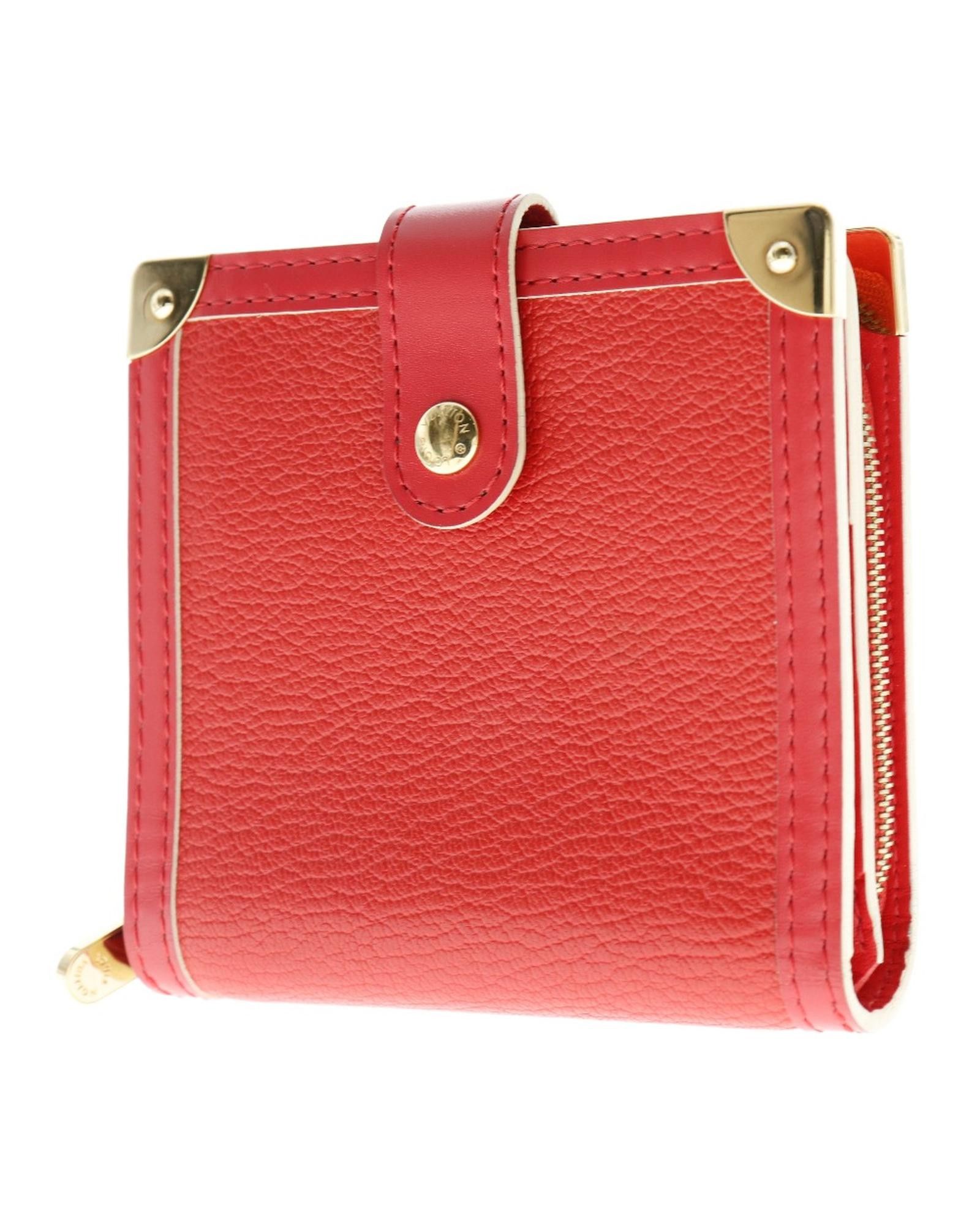 Louis Vuitton Compact Red Zip Wallet in Excellent Condition | Grailed