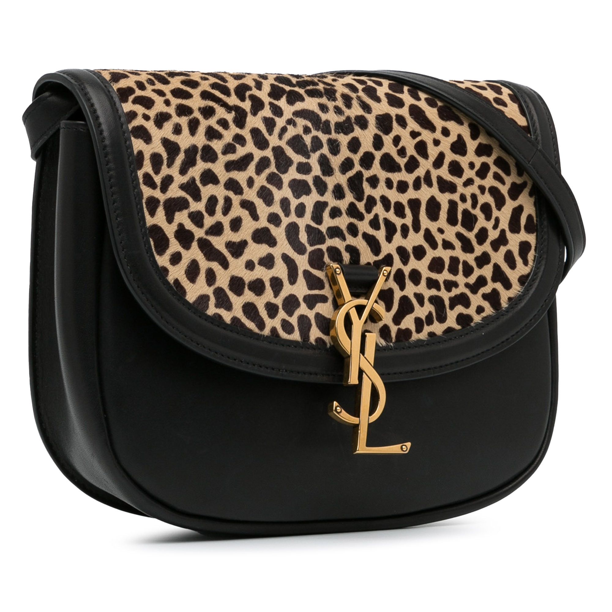 Yves Saint Laurent Yves Saint Laurent Medium Leather and Pony Hair ...