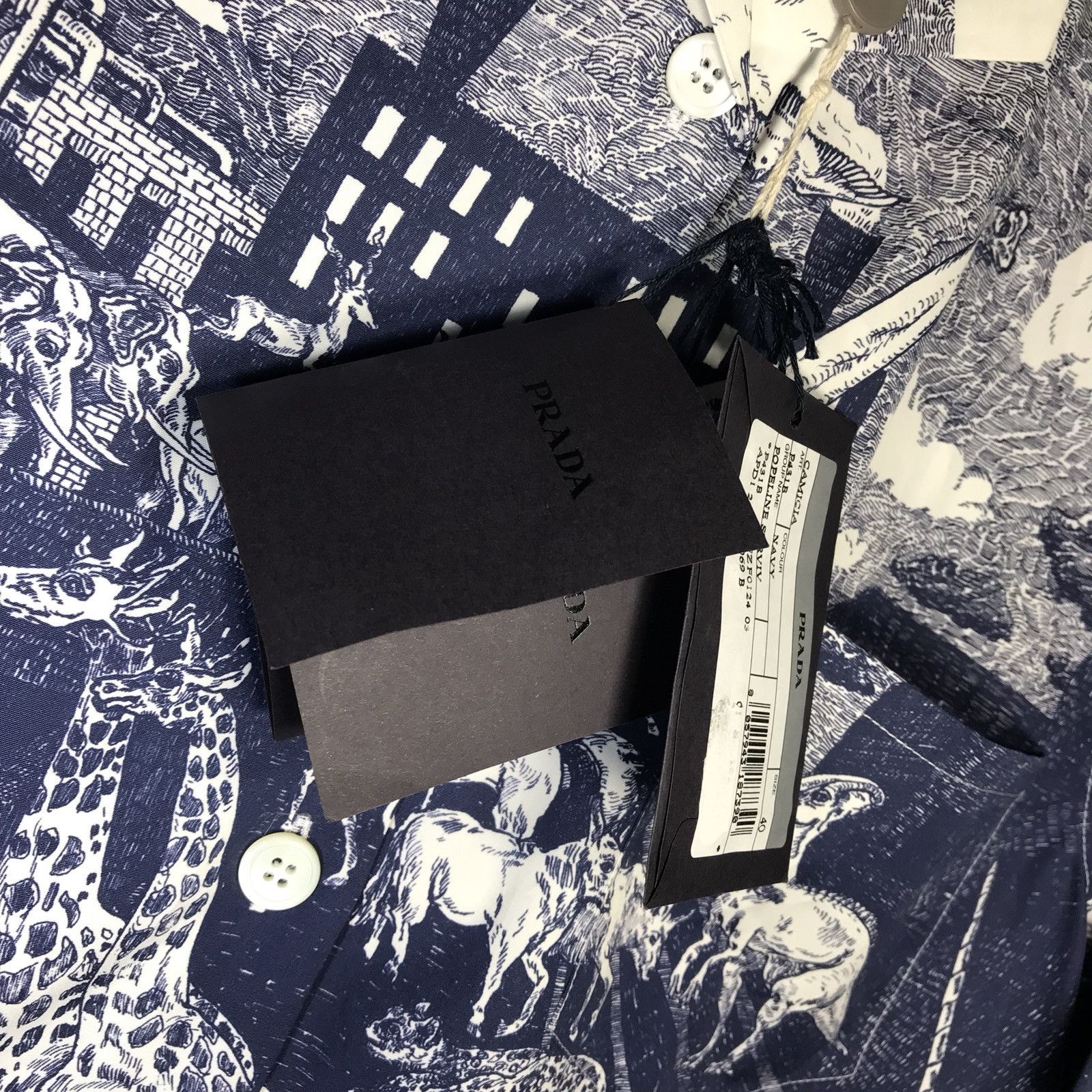 Prada BNWT ARCHIVE FW16 Christophe Chemin Survival Utopia Shirt 40 ...