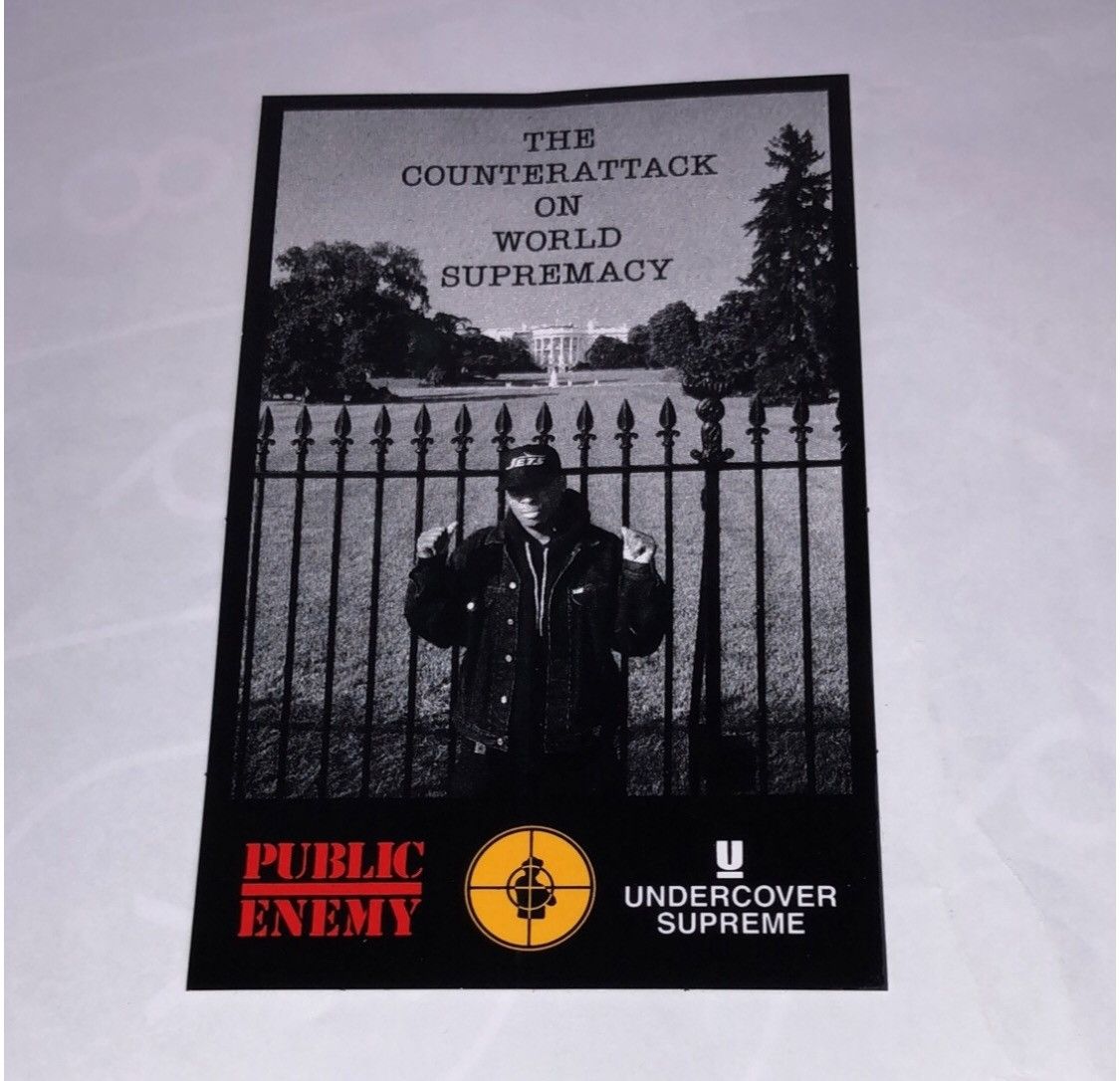 Supreme Public Enemy Sticker | Grailed
