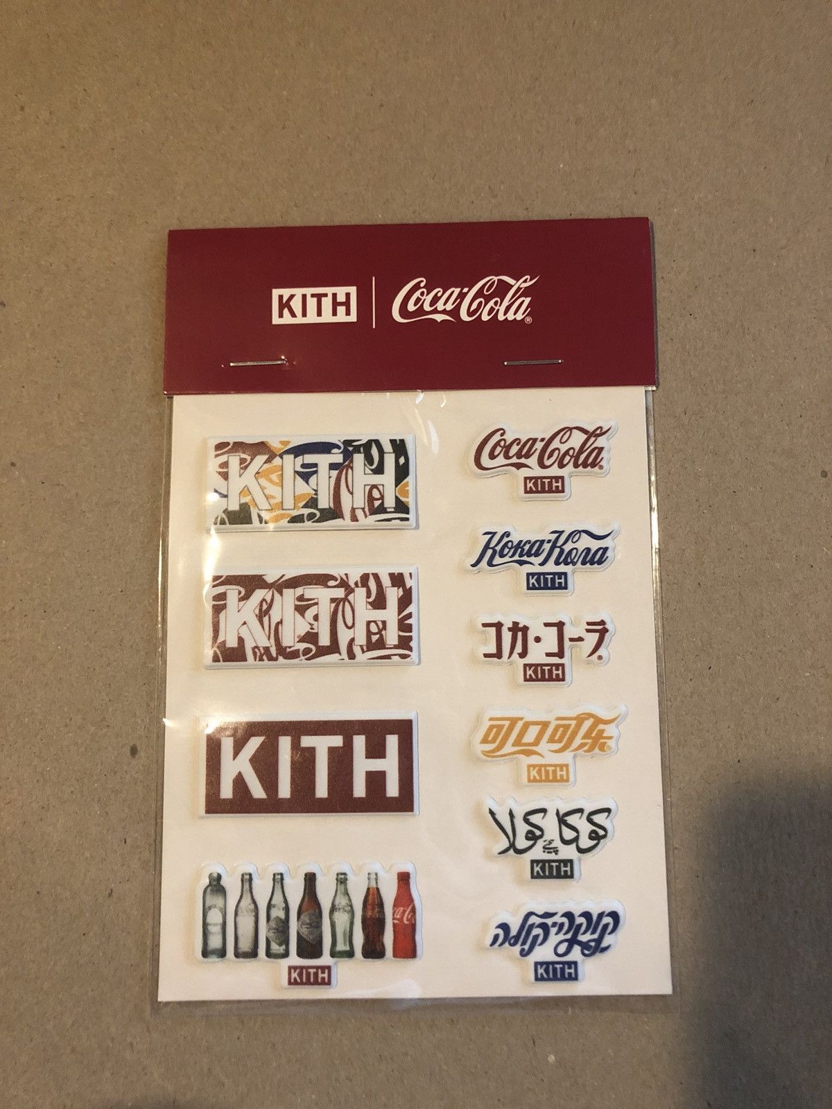 Coca Cola × Kith Kith x Coca Cola Sticker Pack | Grailed