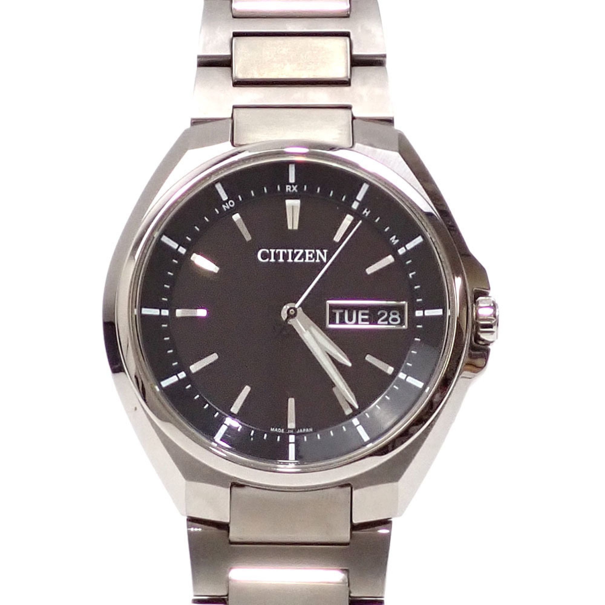 Citizen Citizen Watch Attesa Men's Eco-Drive Super Titanium AT6050-54E ...