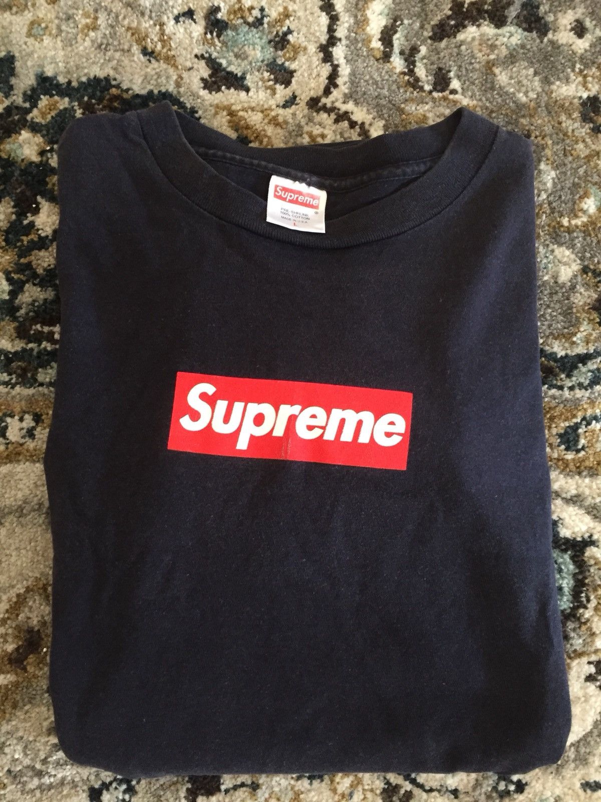 Supreme 1999 Bold Font Box Logo Tee | Grailed