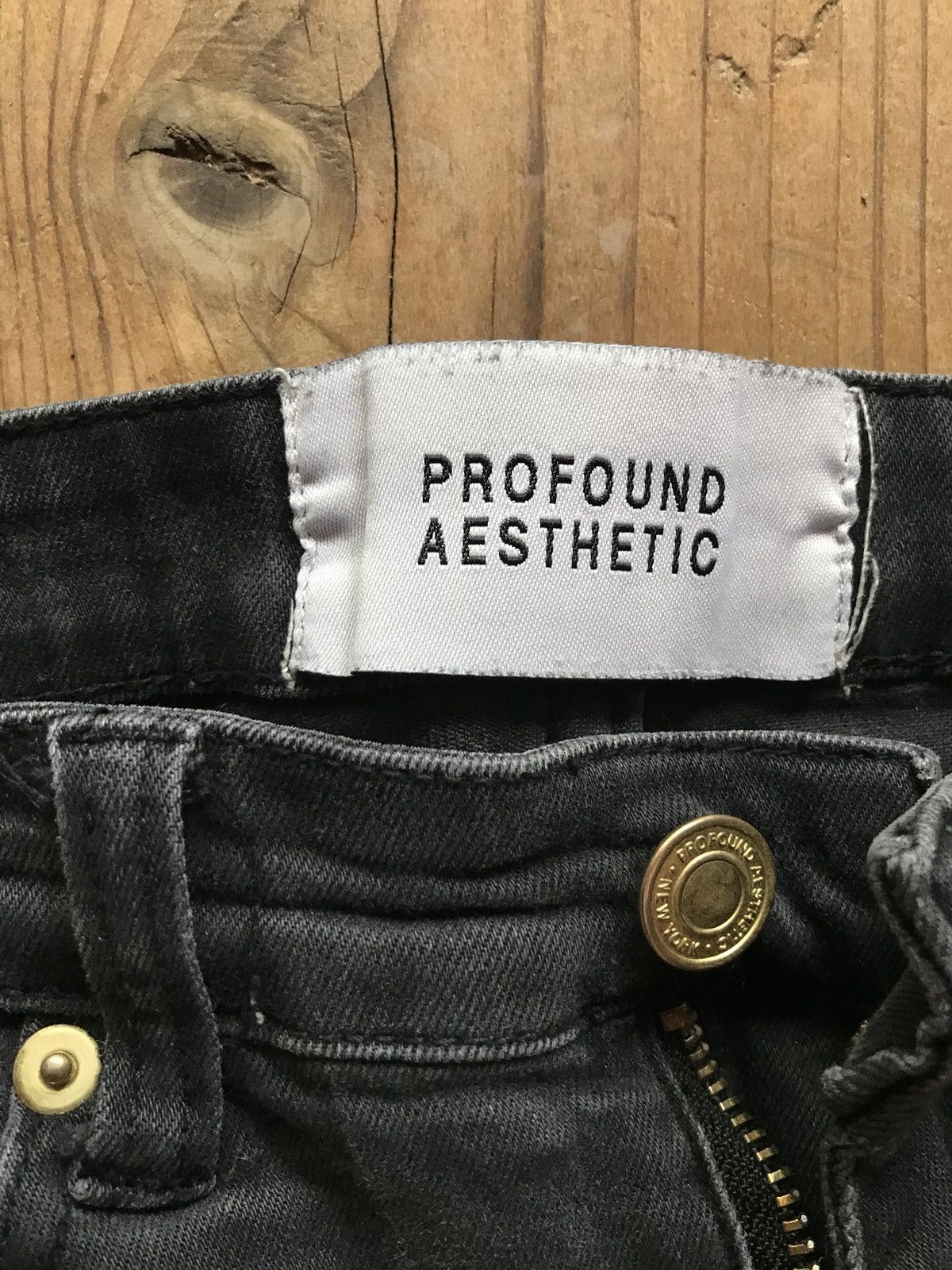 Profound Aesthetic black profound aesthetic denim | Grailed