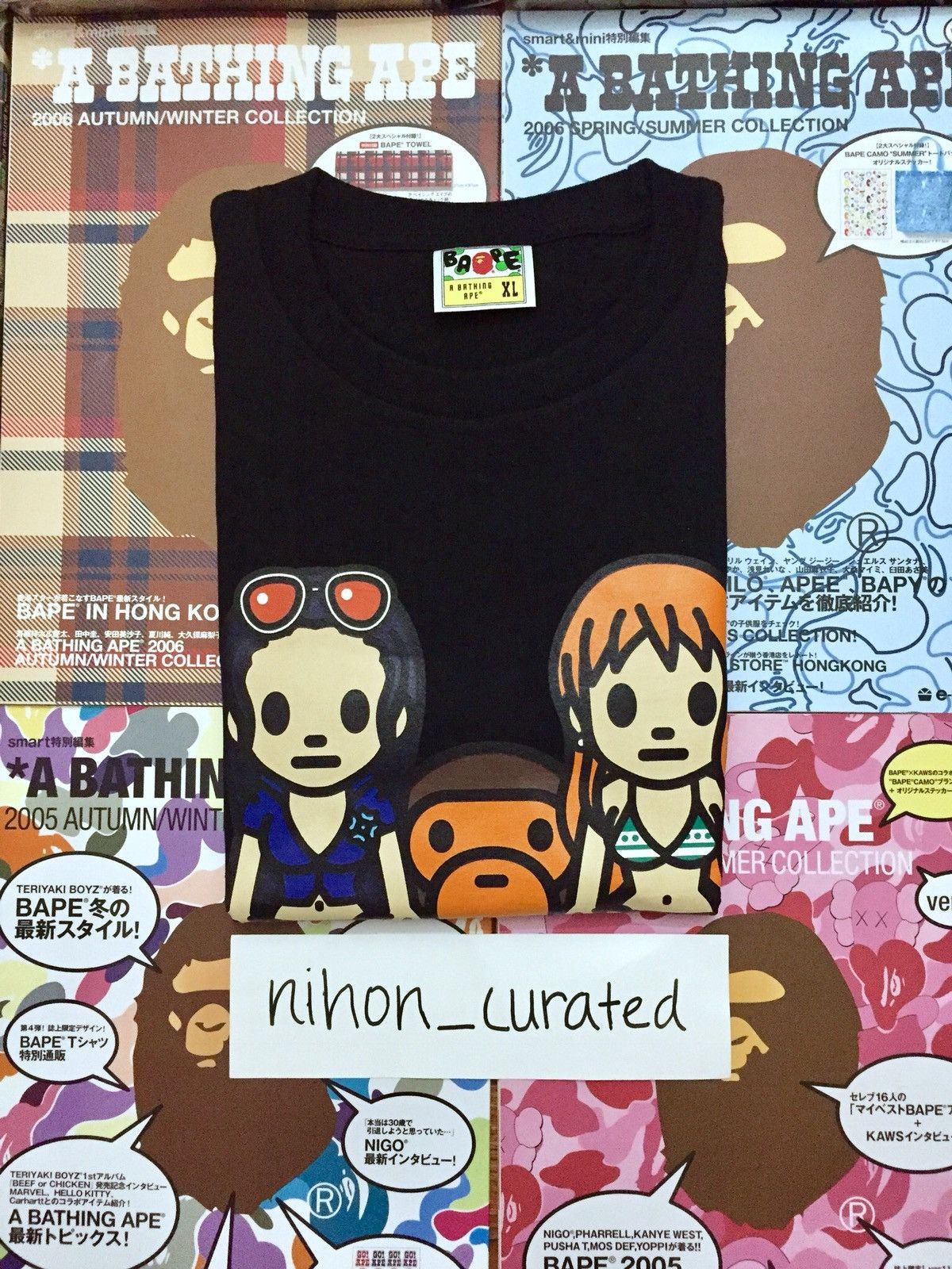 Bape × One Piece One Piece Collab Nami And Robin Tee | Grailed