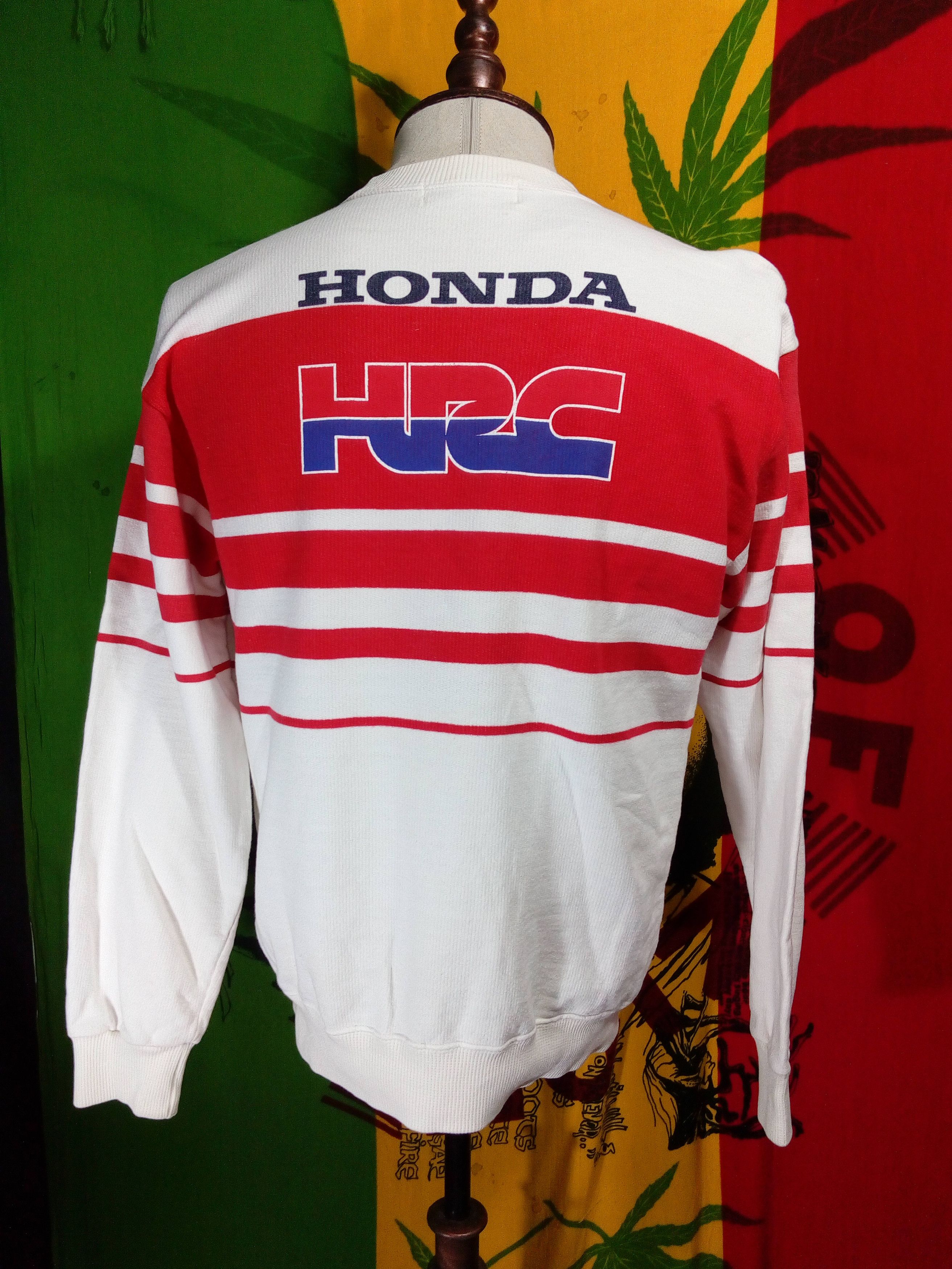 Honda RARE!!! Vintage Honda Racing Team HRC Team Staff Sweatshirt Red ...