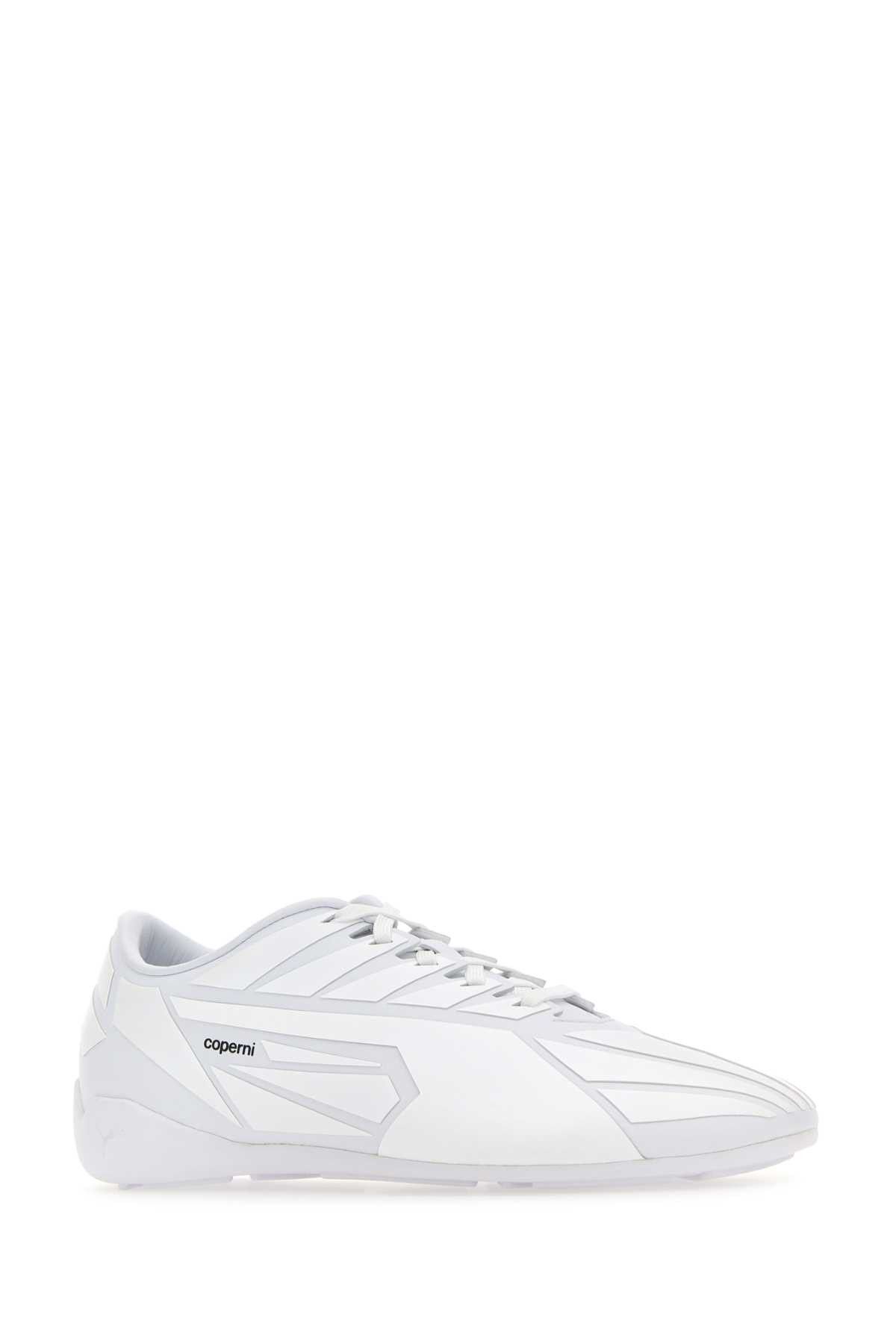 Coperni White Synthetic Leather Coperni X Puma Speedcat Sneakers | Grailed