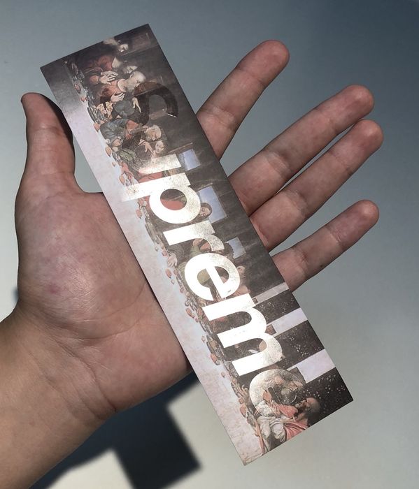 Supreme Supreme last supper box logo sticker | Grailed