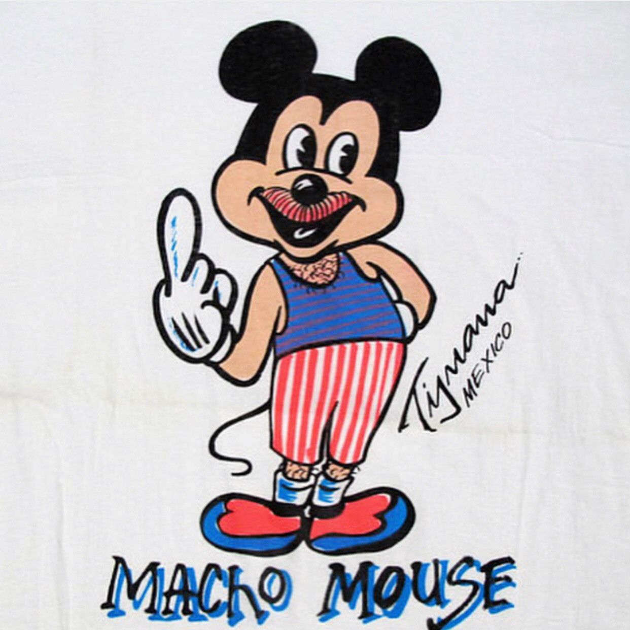 Vintage Vintage Macho Mickey Mouse Bootleg | Grailed
