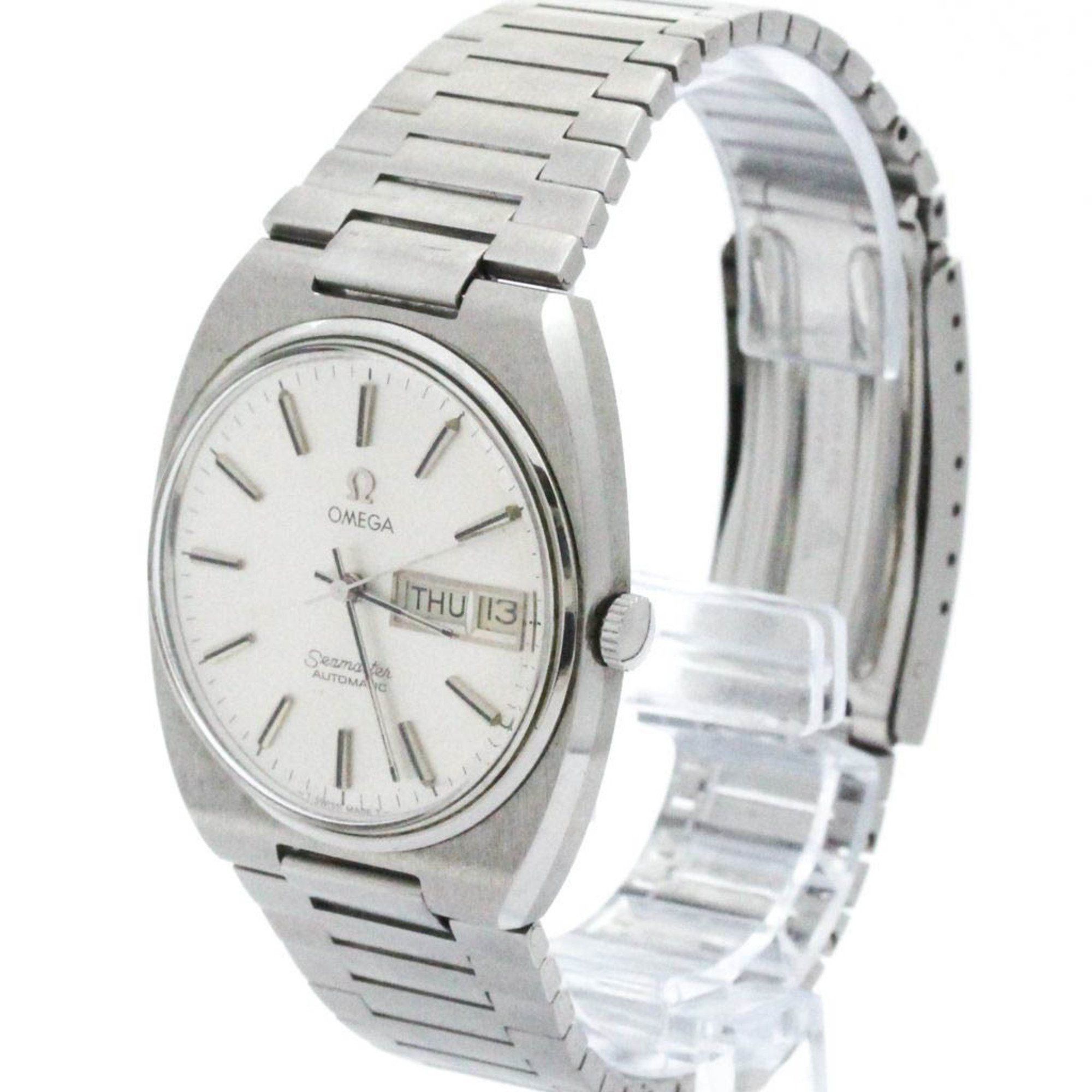 Omega Vintage OMEGA Seamaster Day Date Cal.1020 Steel Mens Watch 166. ...