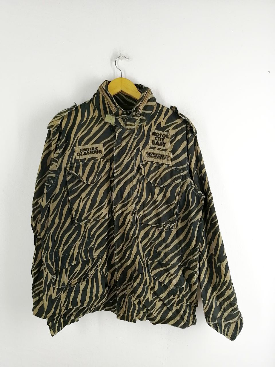 Hysteric Glamour HYSTERIC GLAMOUR TIGER STRIPE MOTOR CITY BABY PACTH ...