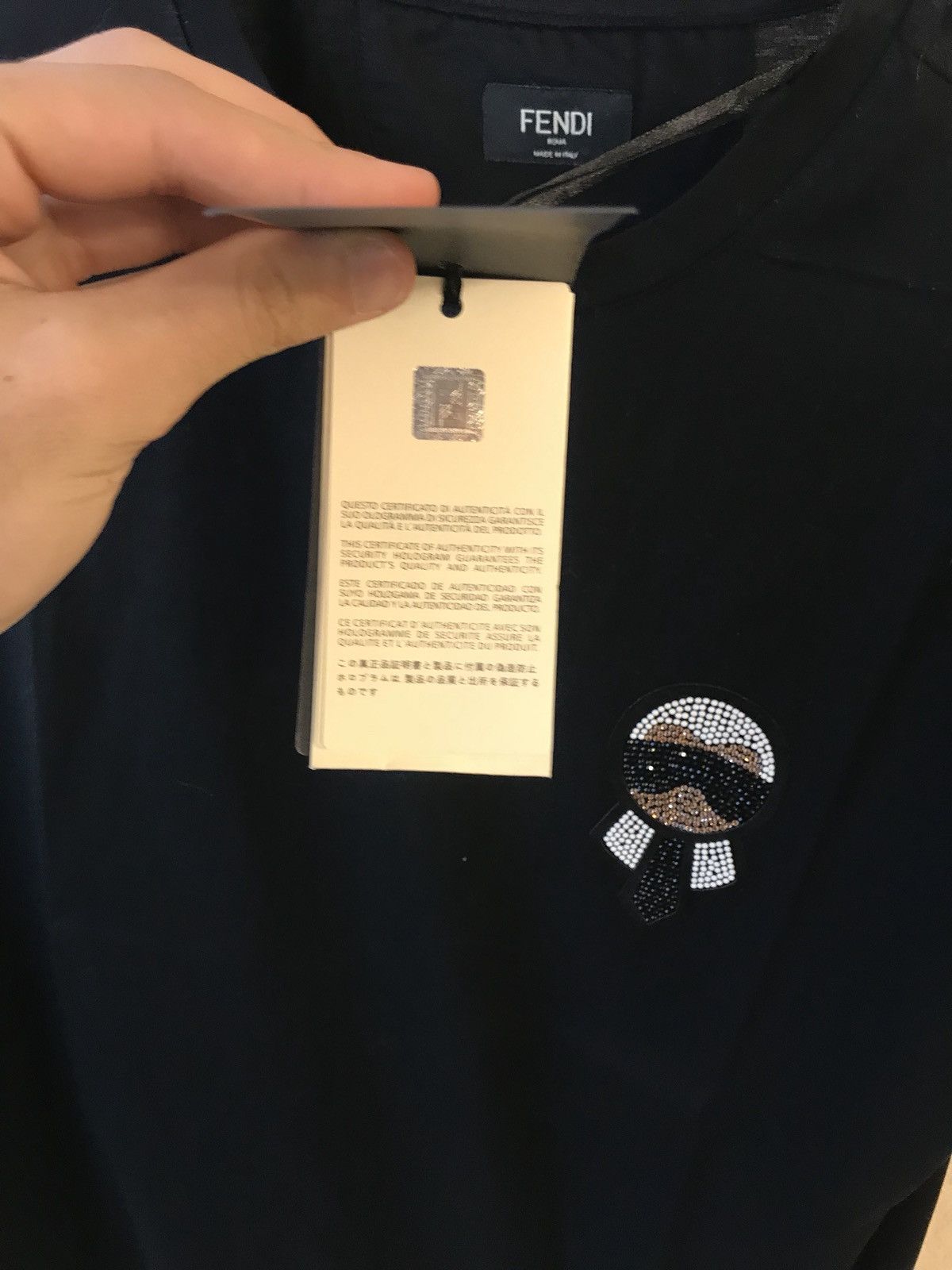 Fendi × Karl Lagerfeld Fendi Karlito Motif T Shirt | Grailed Fendi × Karl Lagerfeld Fendi Karlito Motif T Shirt | Grailed