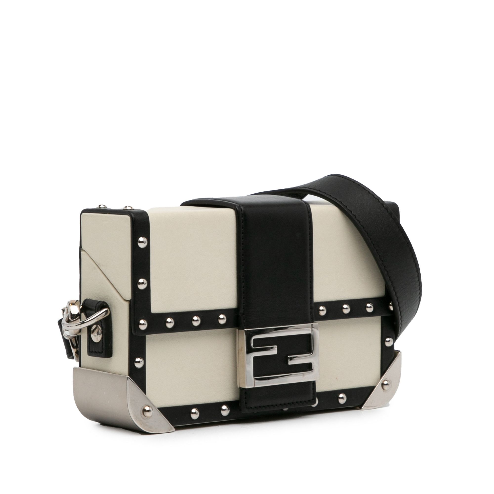 Fendi Fendi Mini Studded Leather Baguette Trunk | Grailed