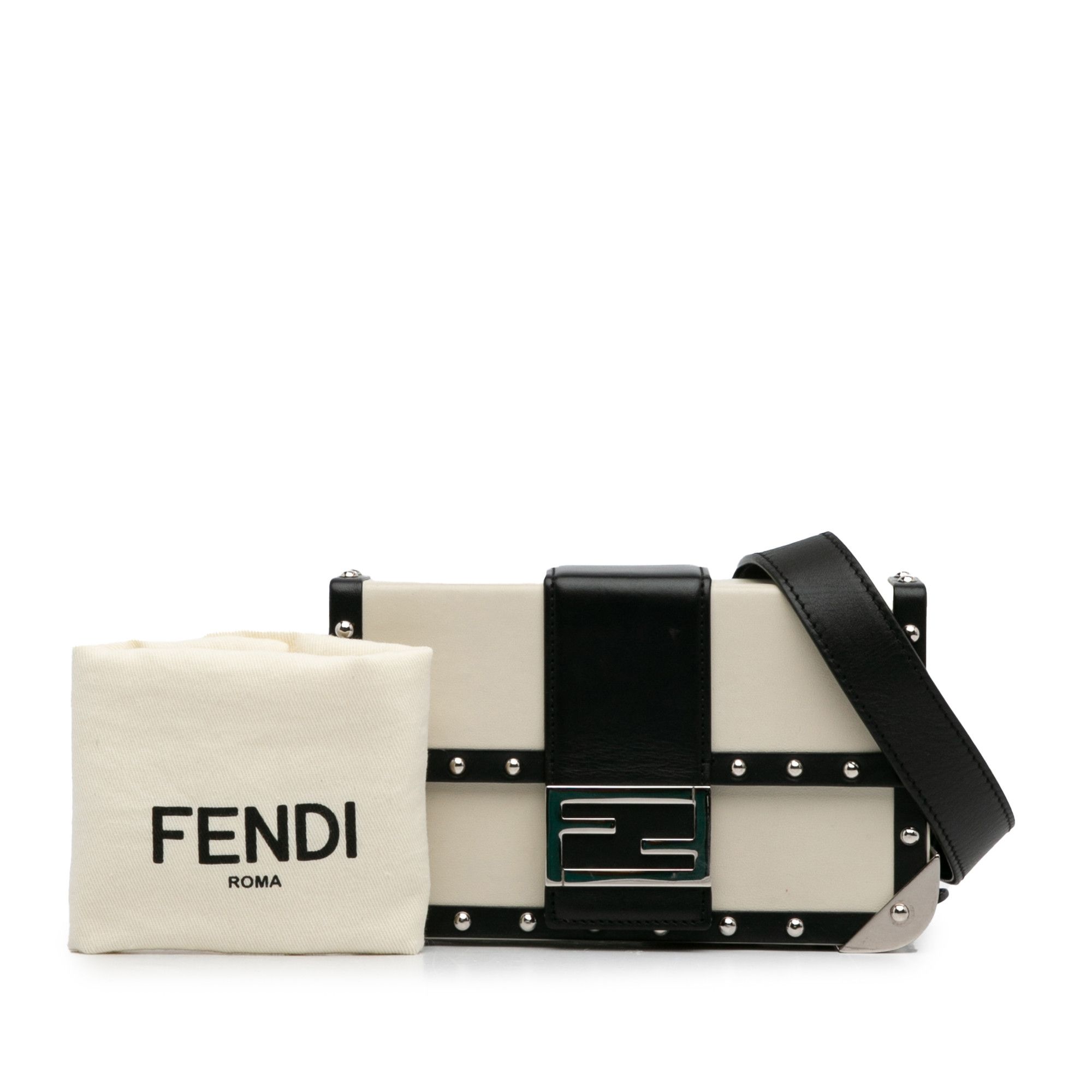 Fendi Fendi Mini Studded Leather Baguette Trunk | Grailed