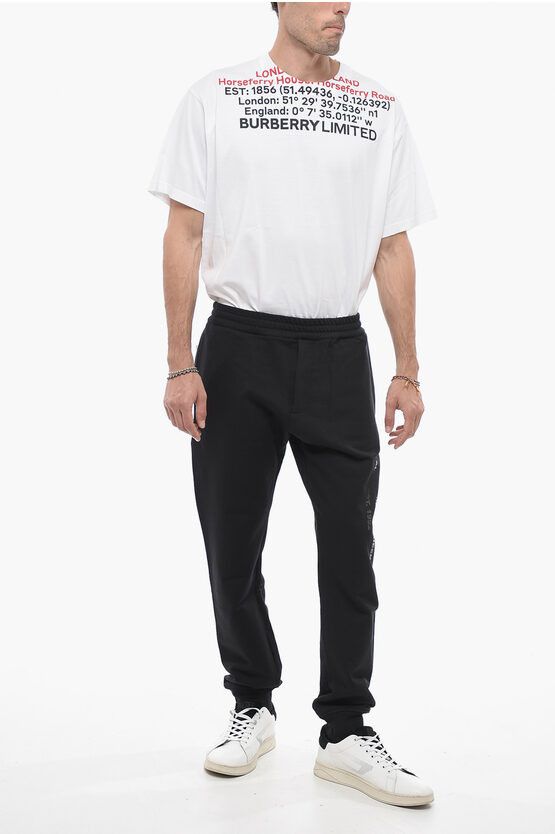 Alexander McQueen Brushed Cotton Sweatpants with LIQUID Ton su Ton ...