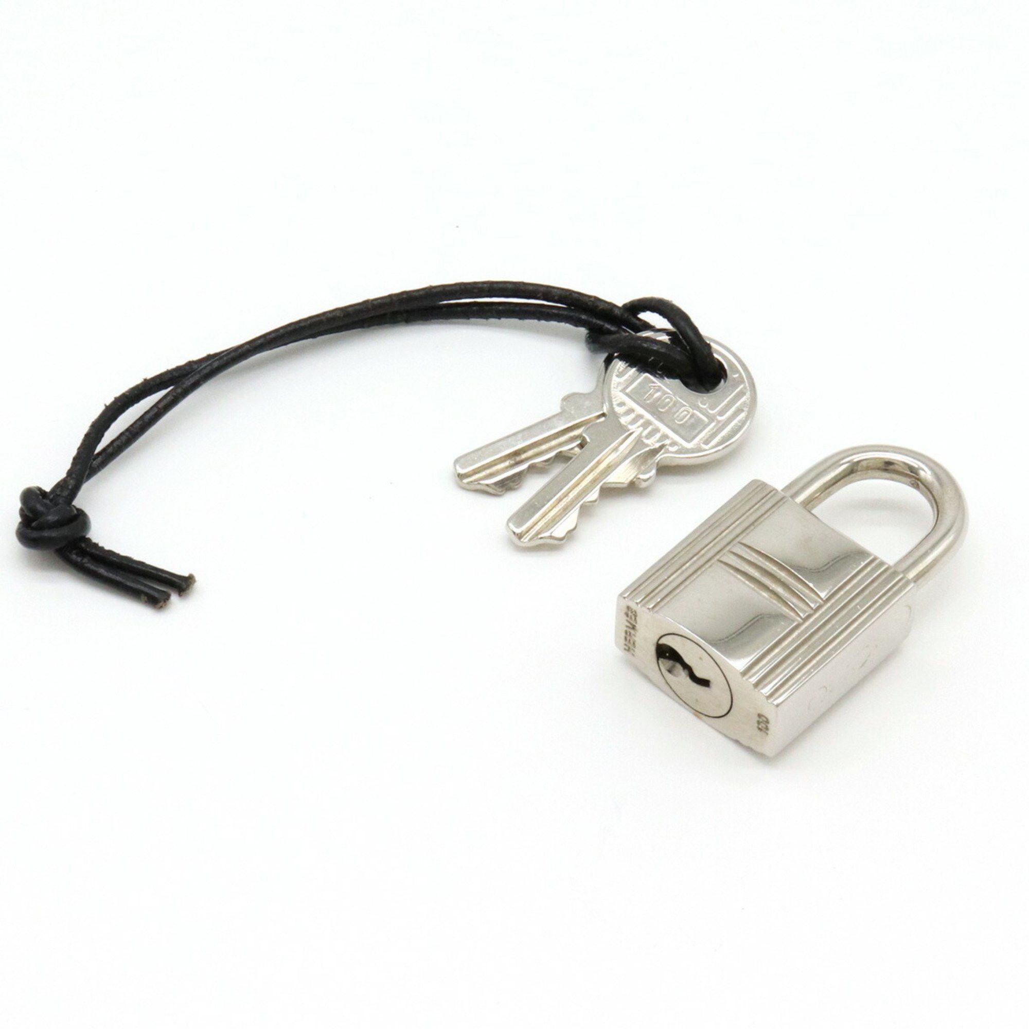 Hermes HERMES Padlock No. 100 with Key Silver Color | Grailed