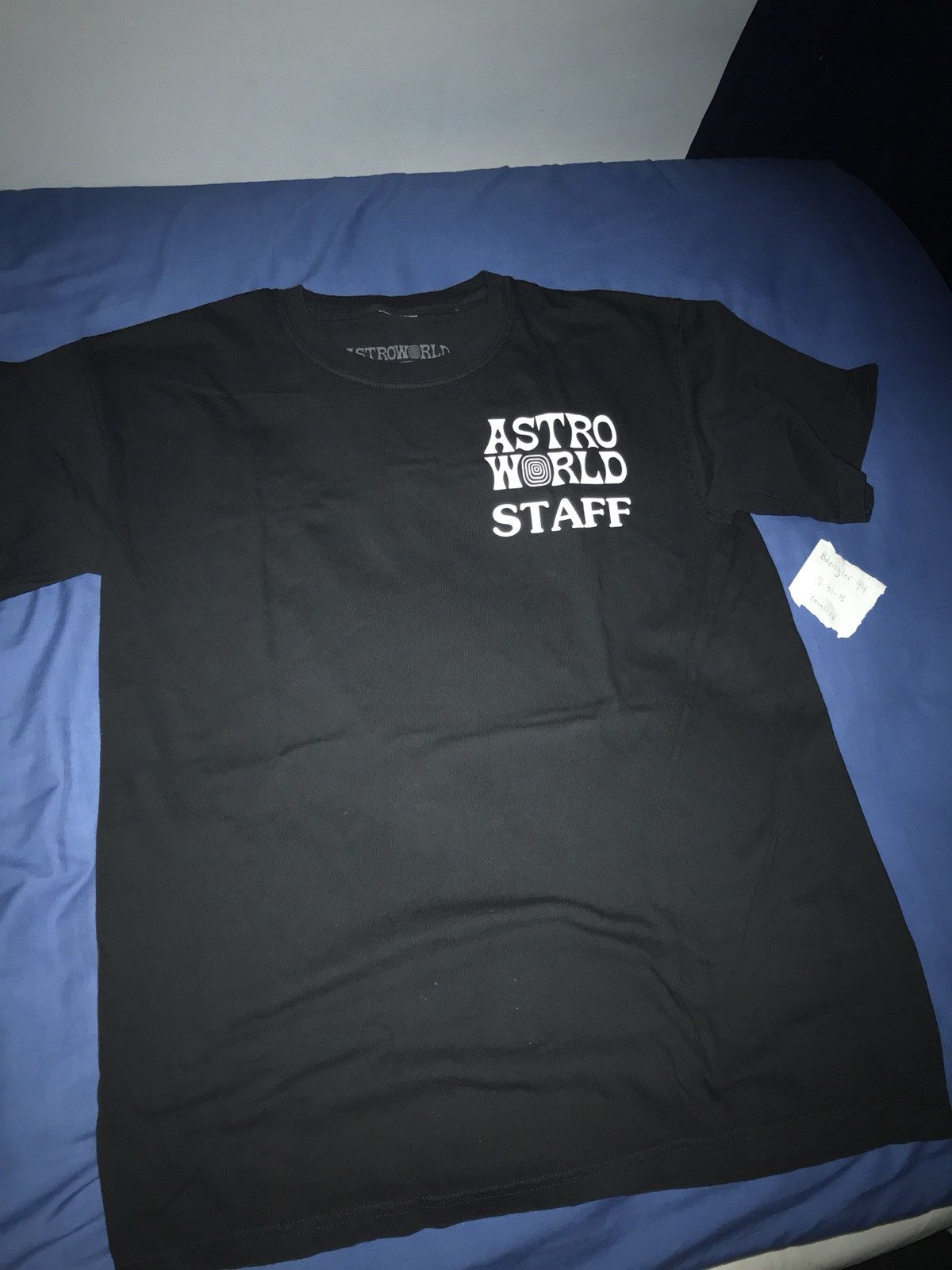 Travis Scott Astroworld Staff Tee | Grailed