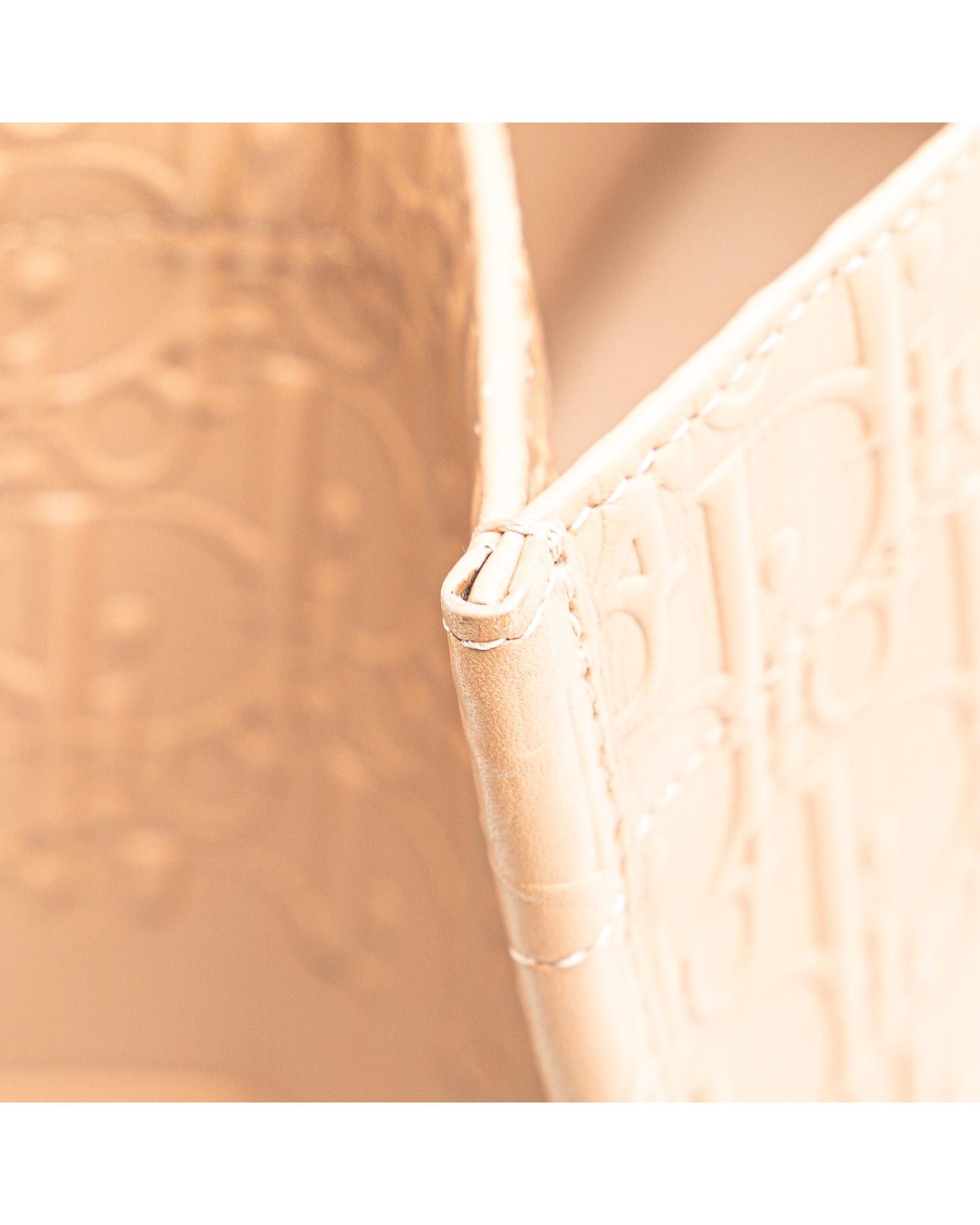 Dior Embossed Leather Book Tote with Rolled Handles | Grailed