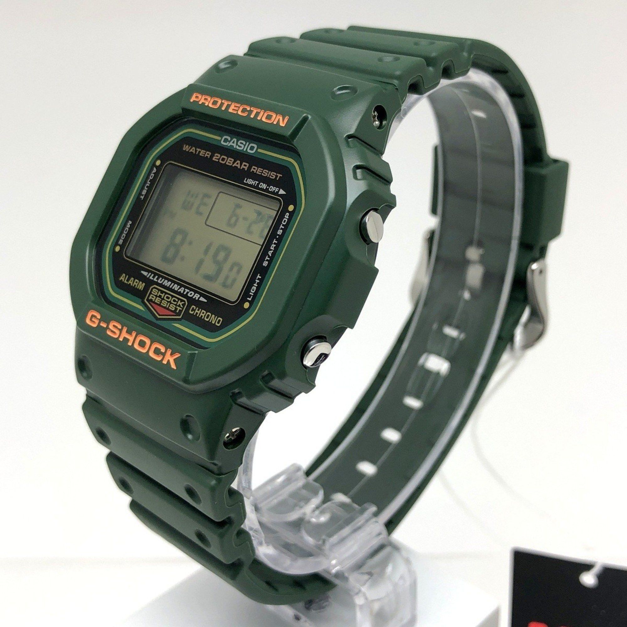 Casio G-SHOCK CASIO Watch DW-5600RB-3 Reissue Green Speed Early Color ...