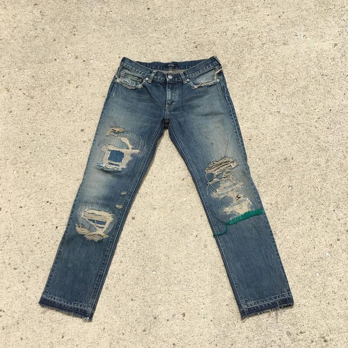 Undercover Undercover 68 Blue Stitch Denim SS10 | Grailed