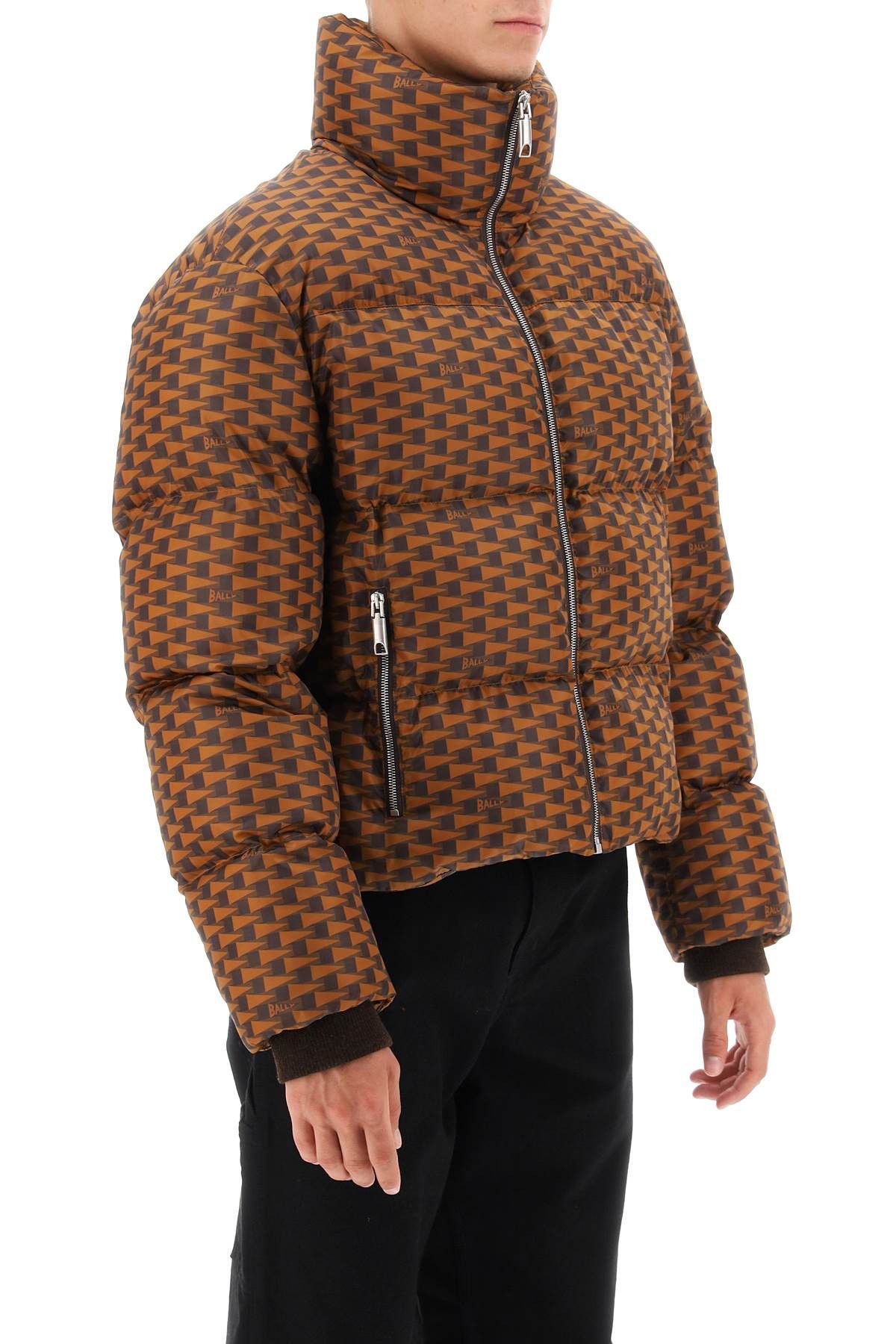 Bally Short Puffer Jacket With Pennant Motif | Grailed