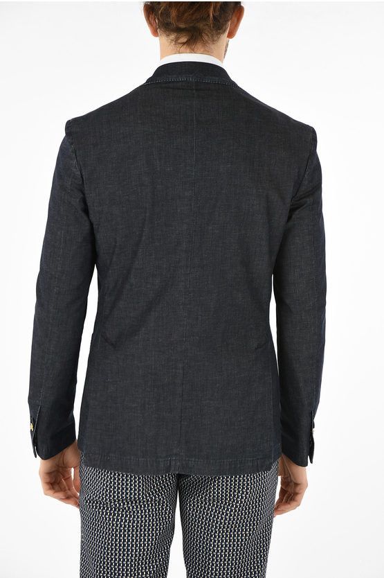 Corneliani CC COLLECTION 2 Button HARLEY Denim Blazer | Grailed