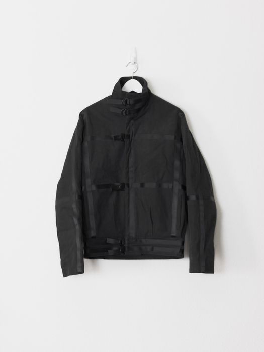 Raf Simons AW02 Bondage Strap Panel Bomber | Grailed