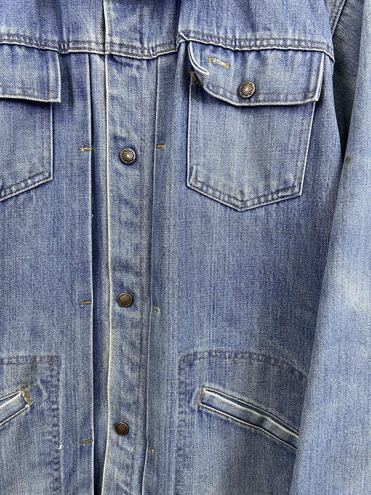 Vintage × Wrangler Vintage 1970's JCPenneys Quilted Levis Rip Trucker ...
