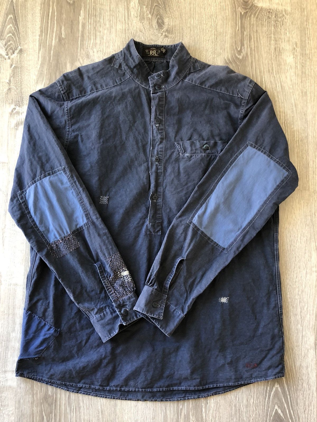 RRL Ralph Lauren Patchwork Shirt | Grailed