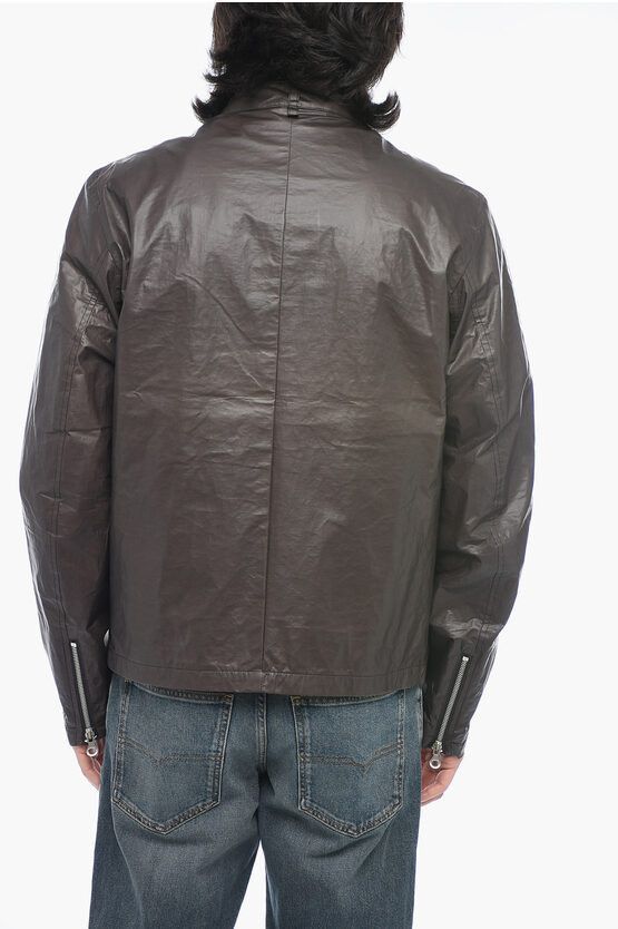 Diesel Windbreaker J-SOFORI Jacket with Wax Effect | Grailed