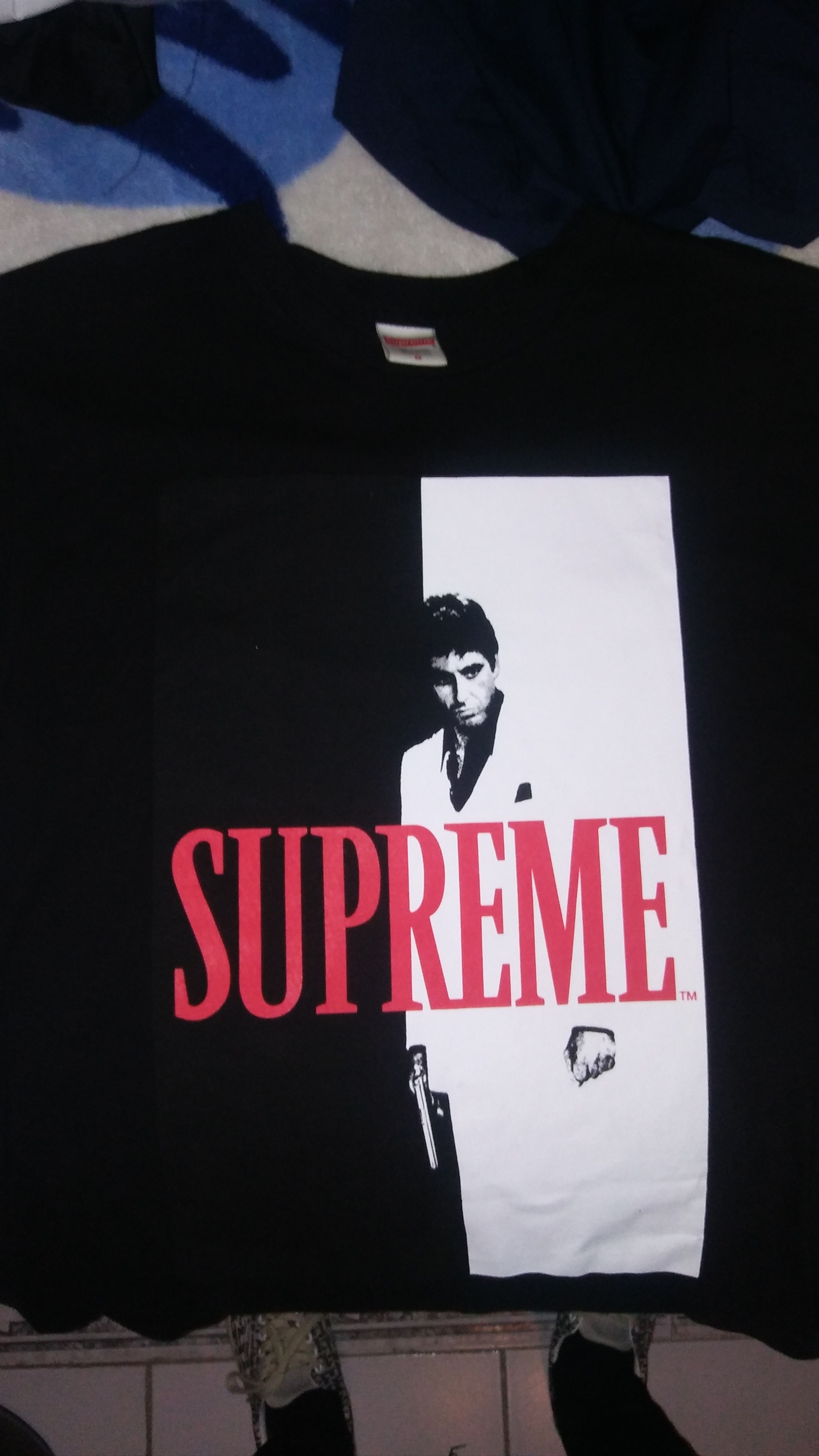 Supreme Scarface split tee | Grailed