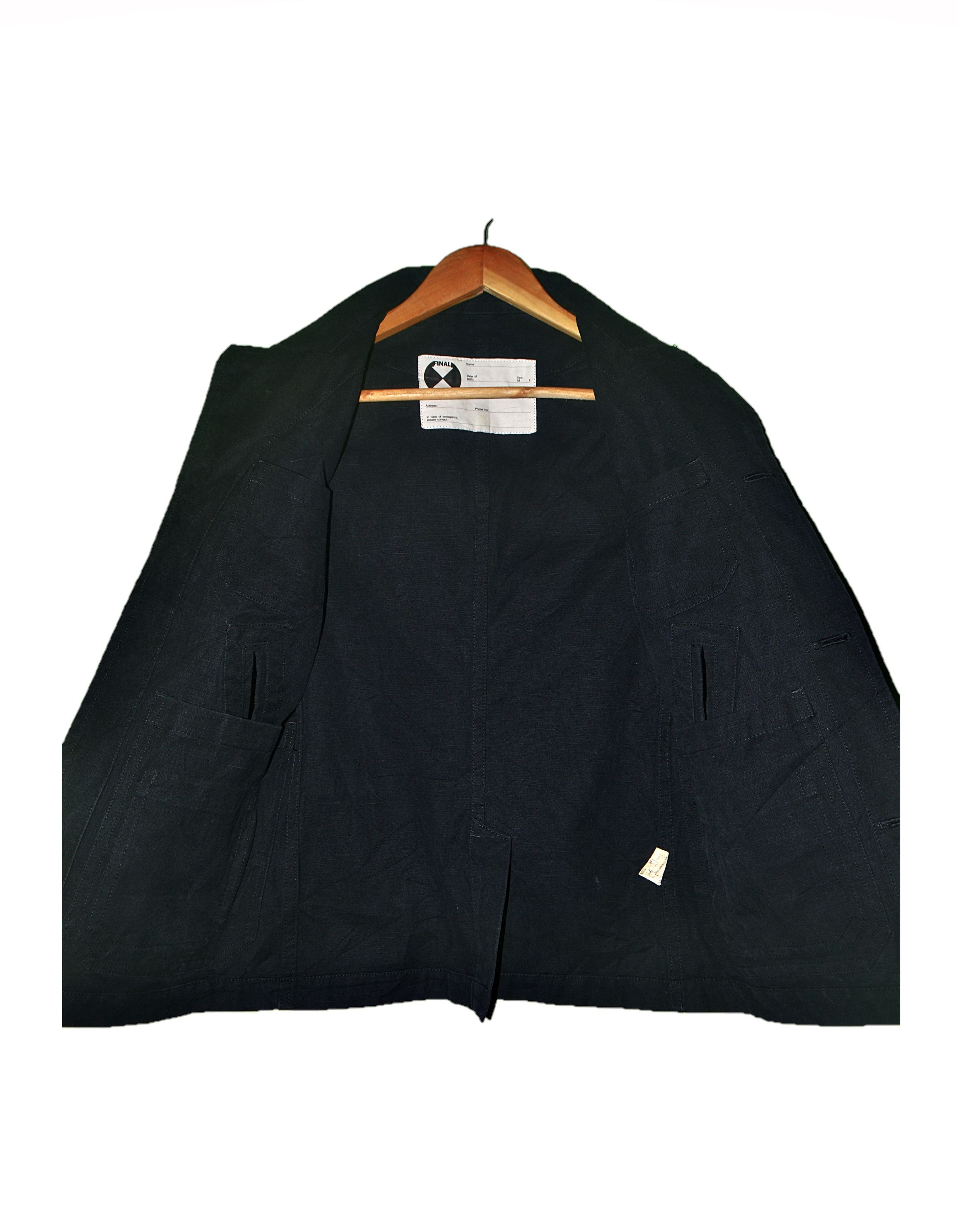 Final Home Final Home x Issey Miyake Denim Jacket | Grailed