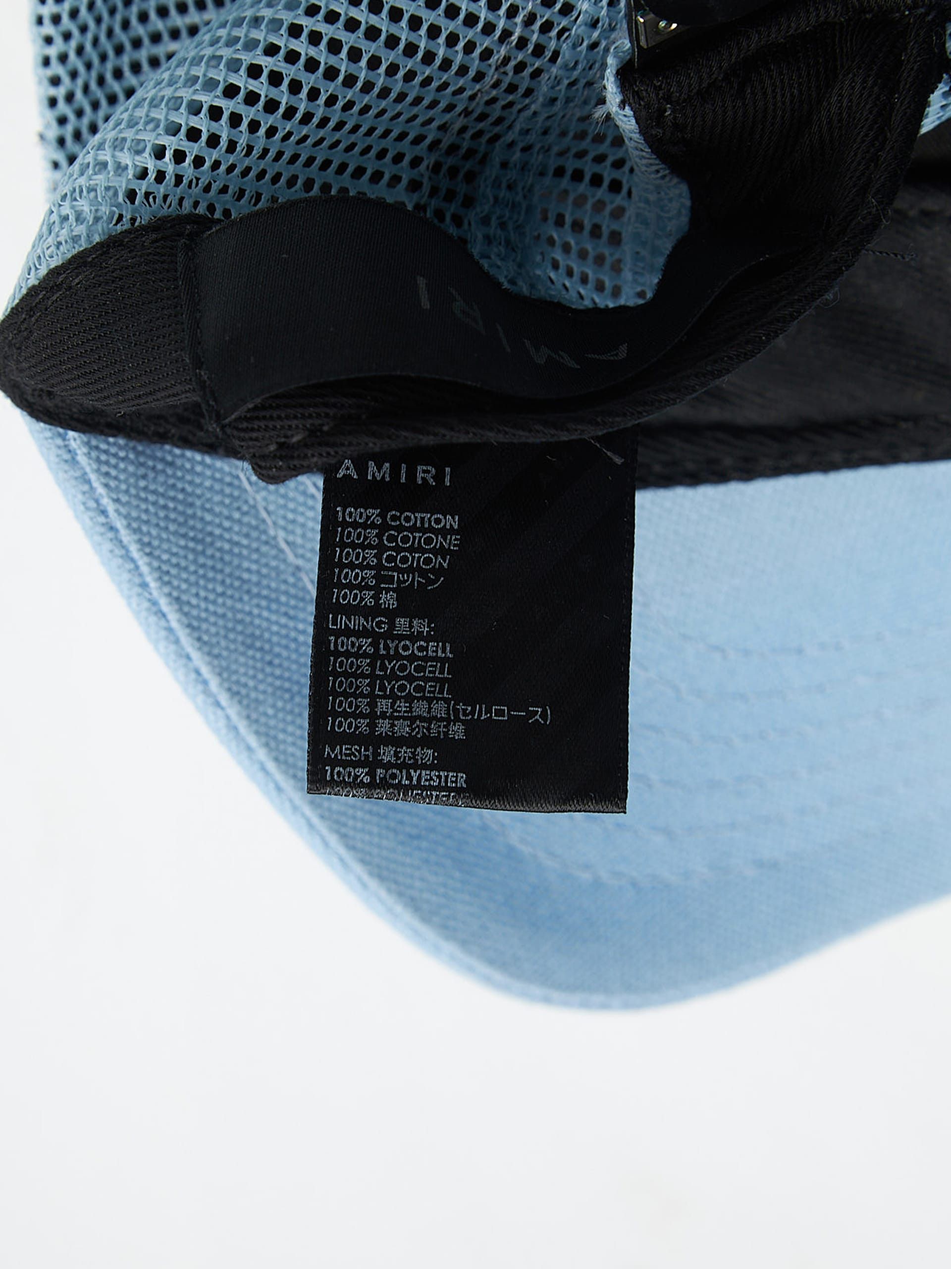 Amiri Sky Blue Logo Embroidered Cap | Grailed