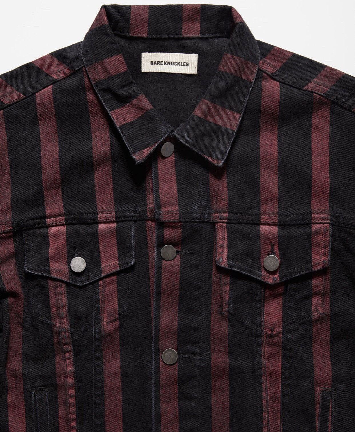 Bare Knuckles Denim Stripped Jacket | Grailed