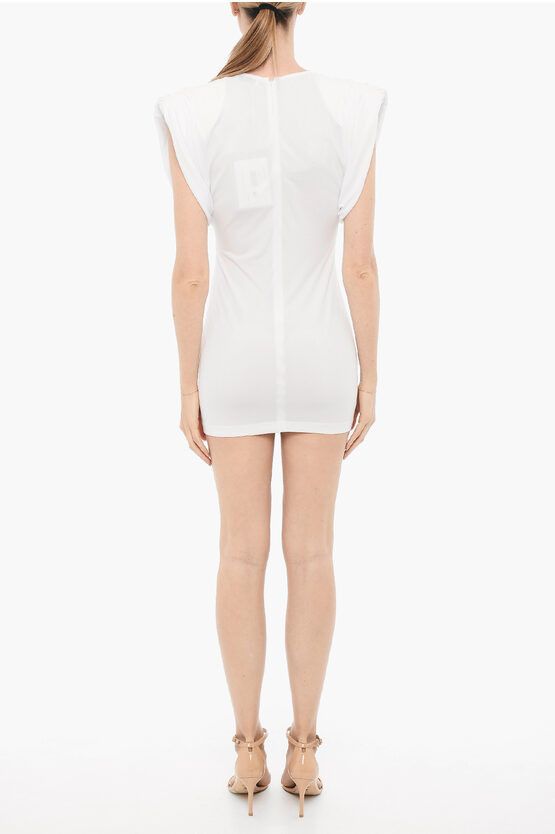 Wardrobe.NYC Solid Color Sheath Mini Dress with Pad Shoulders | Grailed