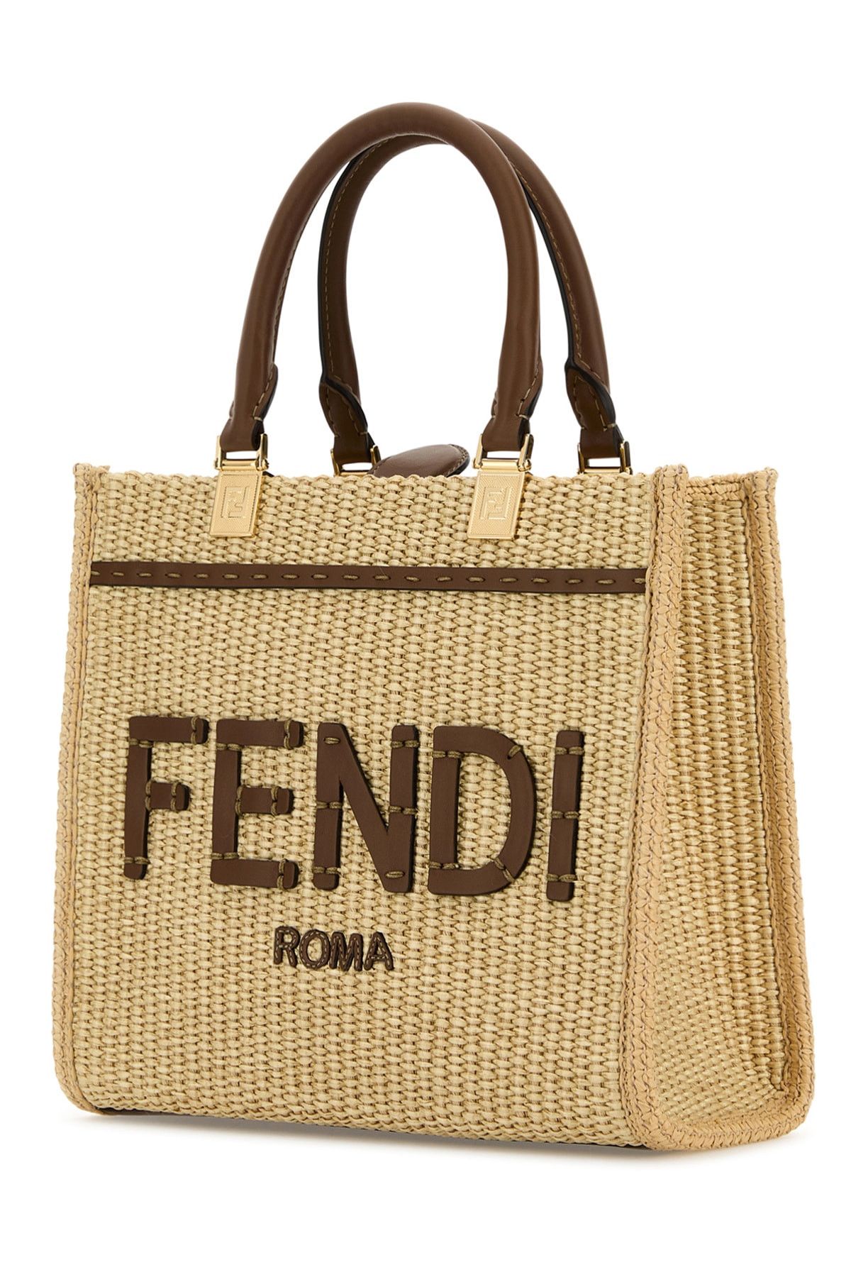 Fendi Raffia Small Sunshine Shopping Bag | Grailed