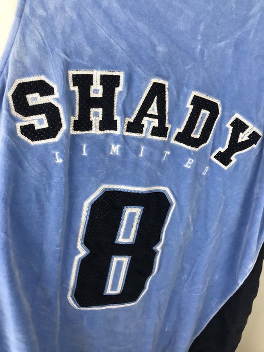Vintage Shady Limited Baby Blue Velour Basketball Jersey | Grailed