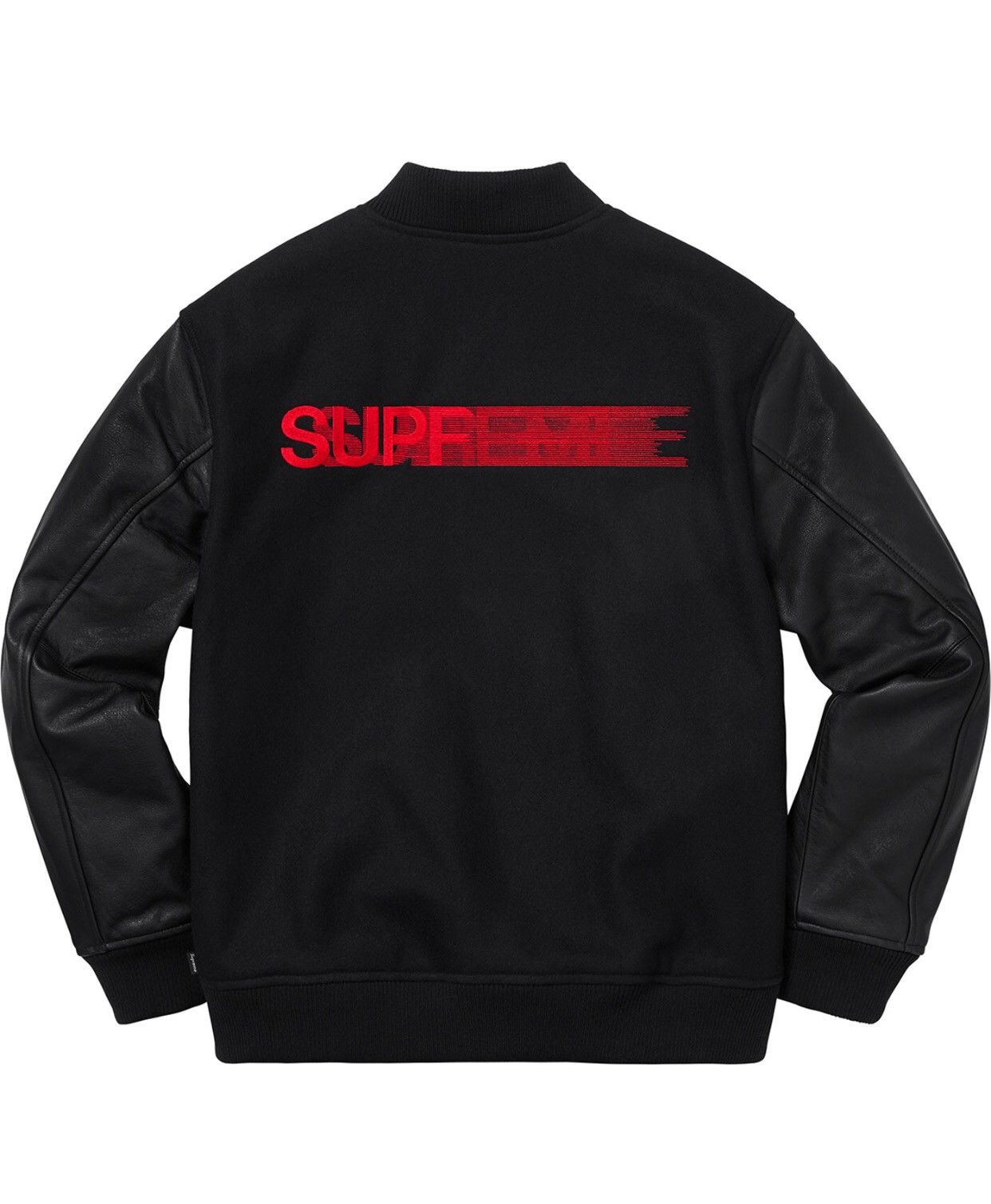 Supreme Motion Logo Varsity Jacket | Grailed