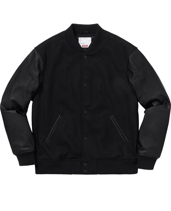 Supreme Motion Logo Varsity Jacket | Grailed