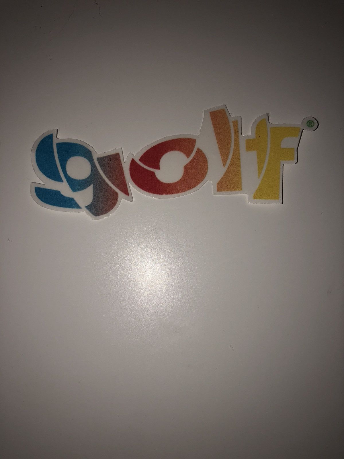 Golf Wang Golf Wang Golf FW18 Sticker | Grailed