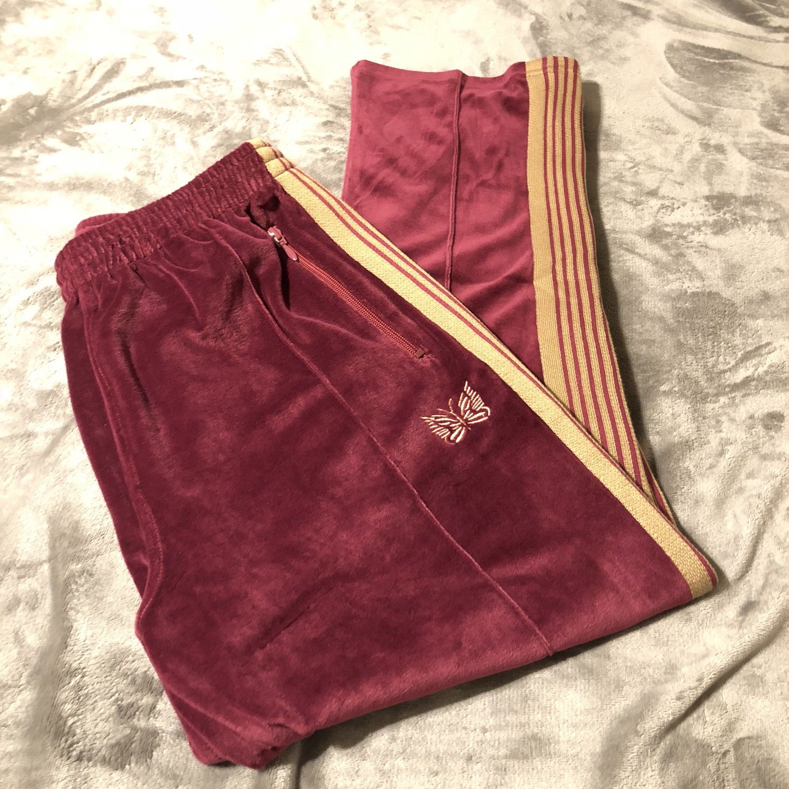 Needles Velour Track Pants | Grailed